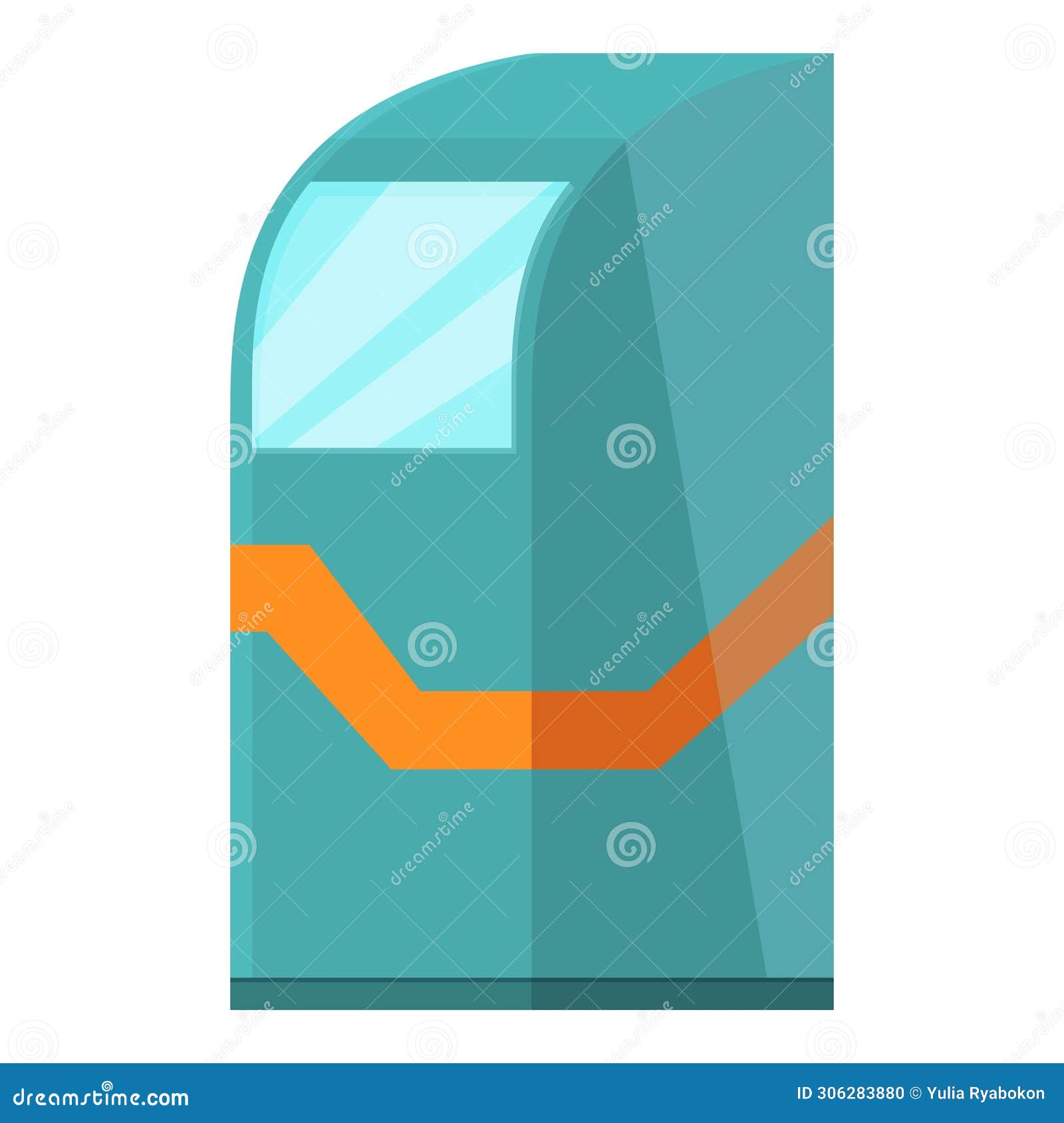 Metro Station Info Atm Icon Cartoon Vector. Underground Metro Stock ...