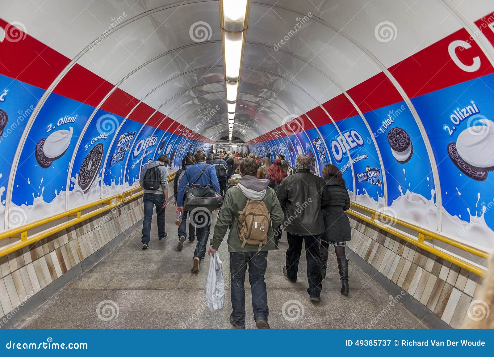 Metro Station in Prague, Czech Republic Editorial Photography - Image ...