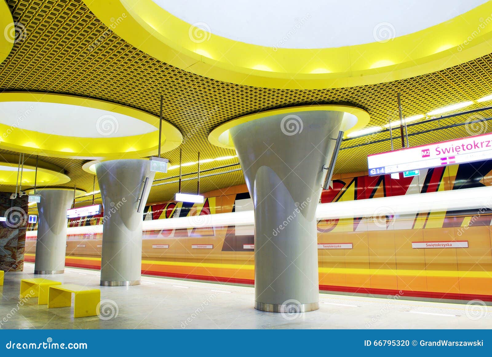 Metro Station stock photo. Image of metro, platform, second - 66795320