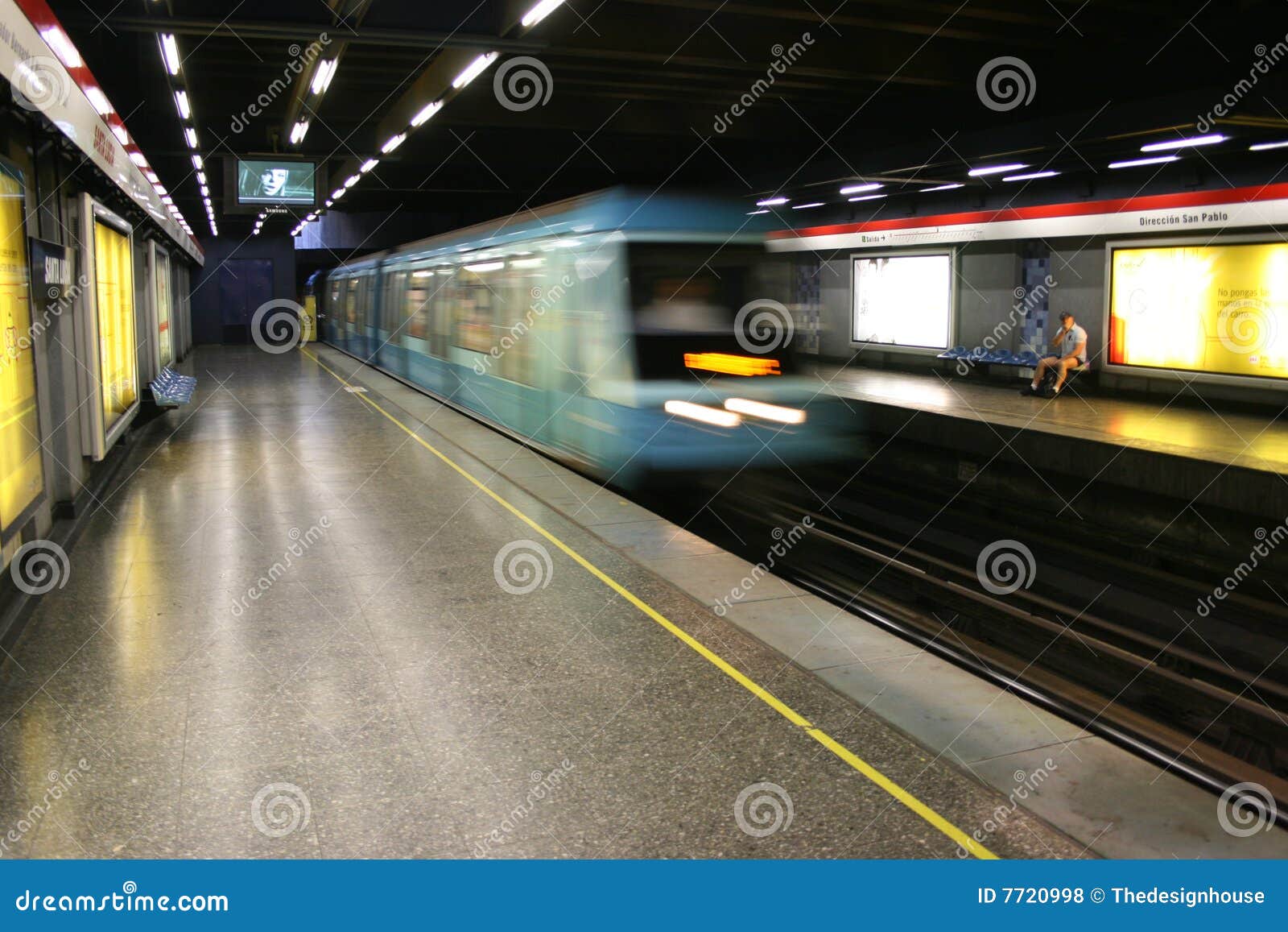 Metro Station in Santiago, Chile Stock Photo - Image of southamerica ...