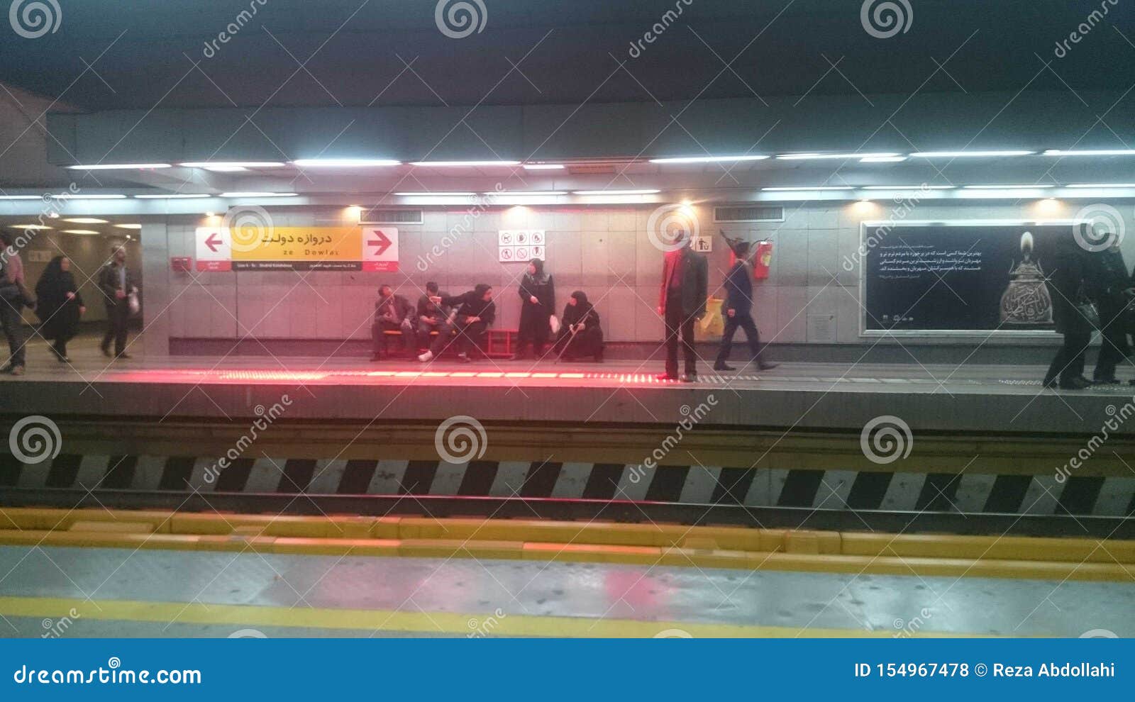 Metro Station in Tehran Iran People Editorial Stock Photo - Image of ...