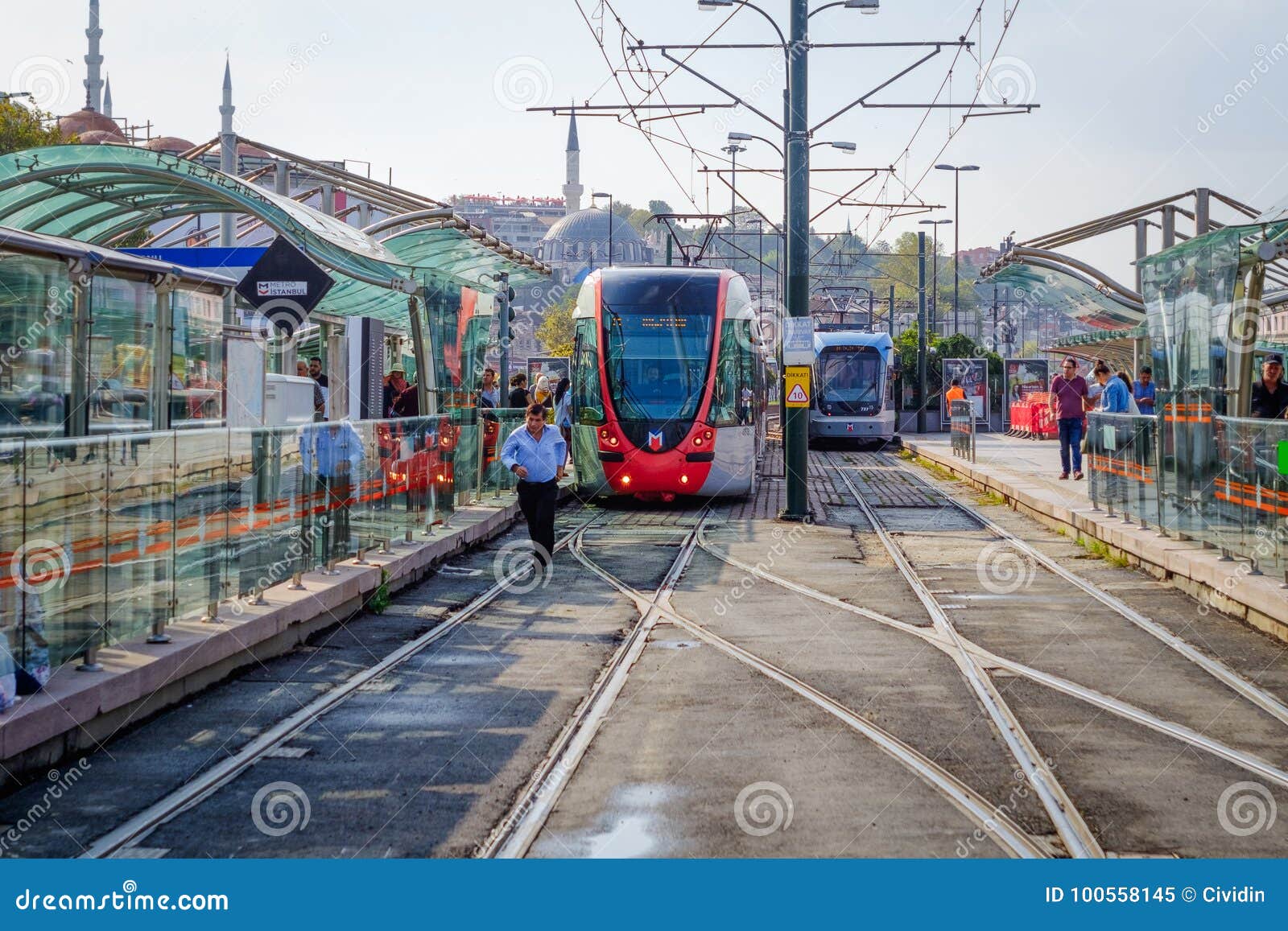 A Metro Stop in Istanbul, Turkey Editorial Image - Image of metro ...