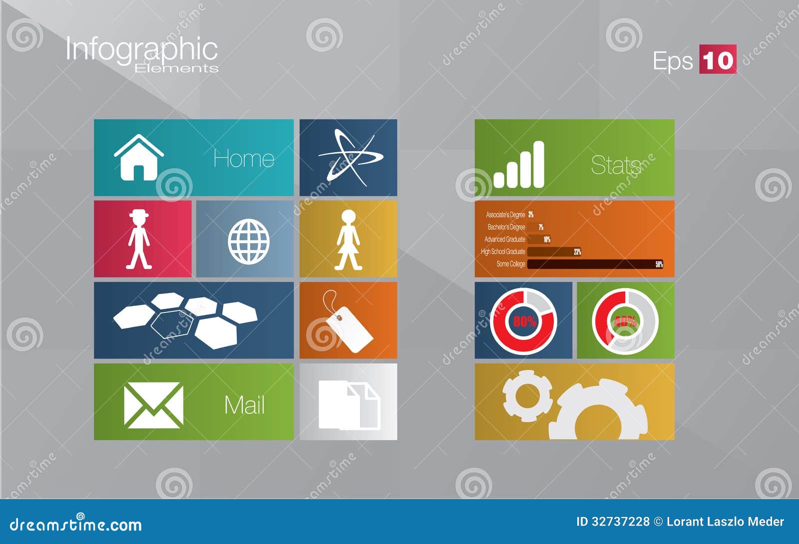 Metro Style Infographic Concept Stock Vector - Illustration of ...