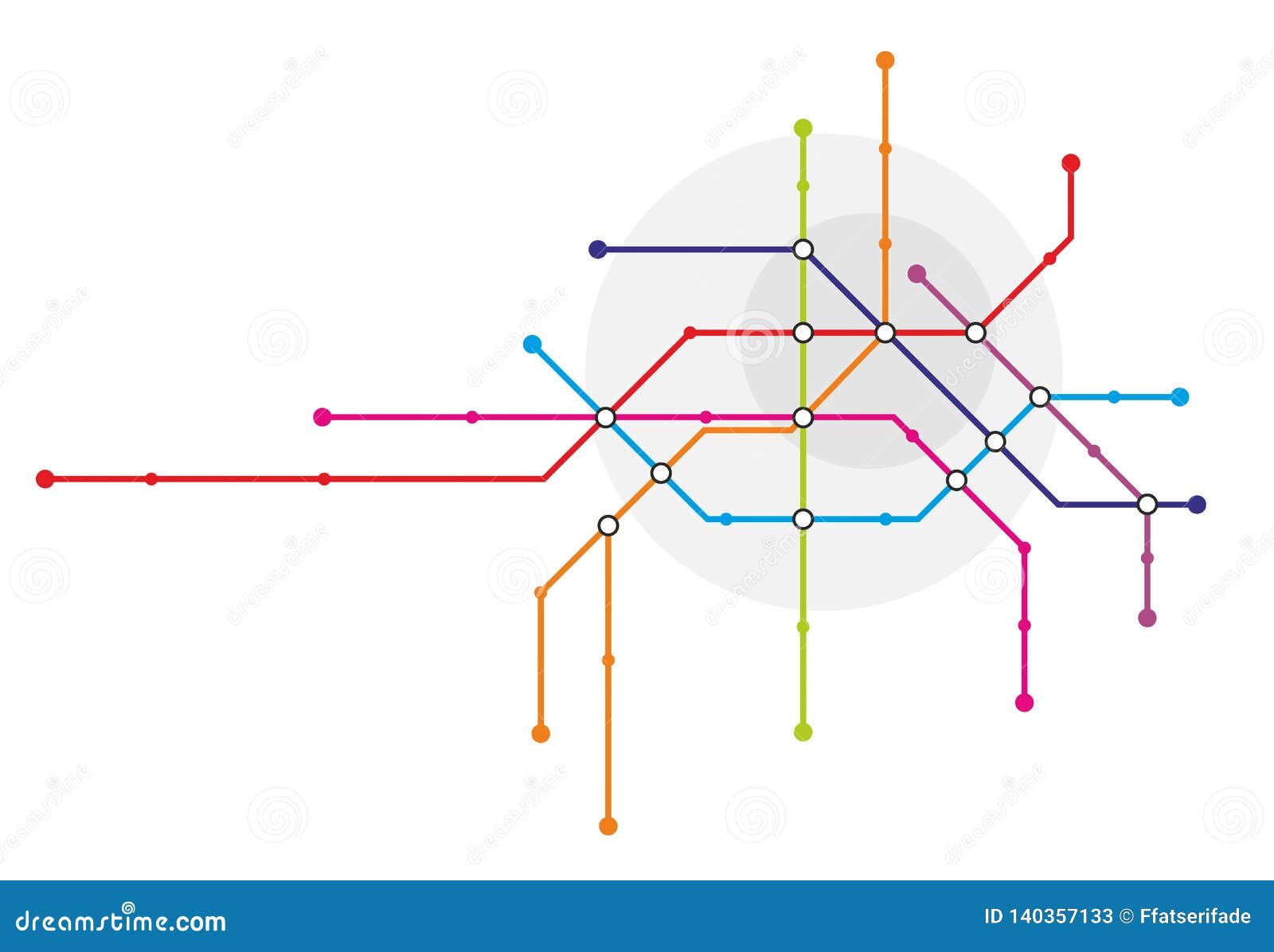 Metro system map stock illustration. Illustration of decoration - 140357133