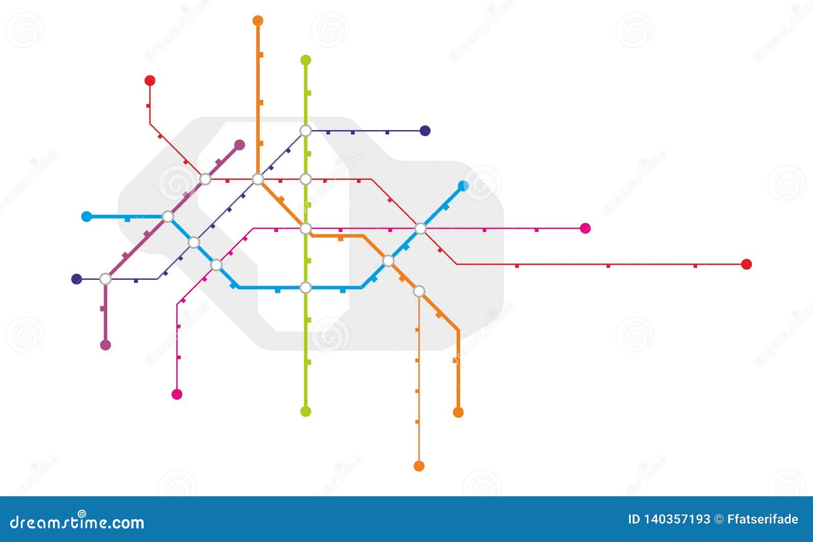 Metro system map stock illustration. Illustration of travel - 140357193