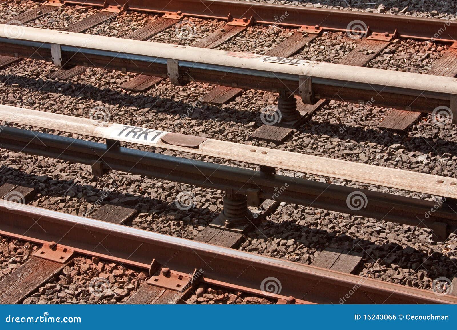 Metro Tracks stock photo. Image of tracks, metal, steel - 16243066