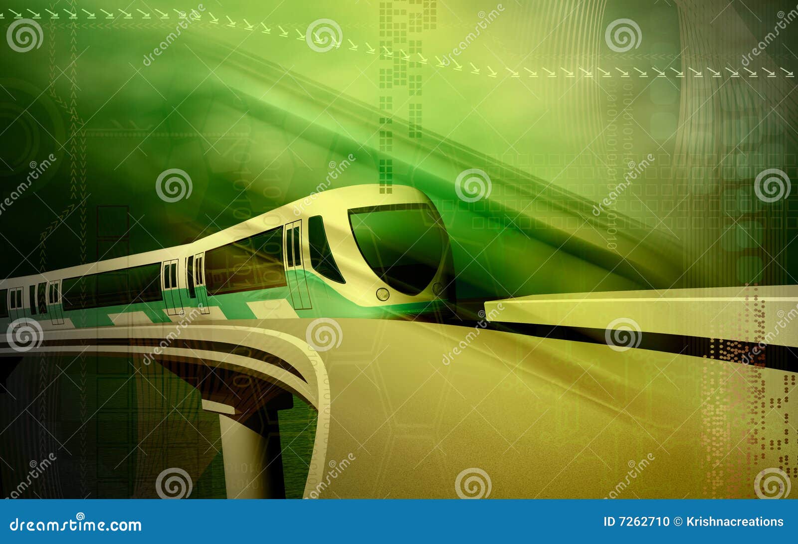 Metro Train Coloring Page. Subway Metro Side View Vector Illustration ...