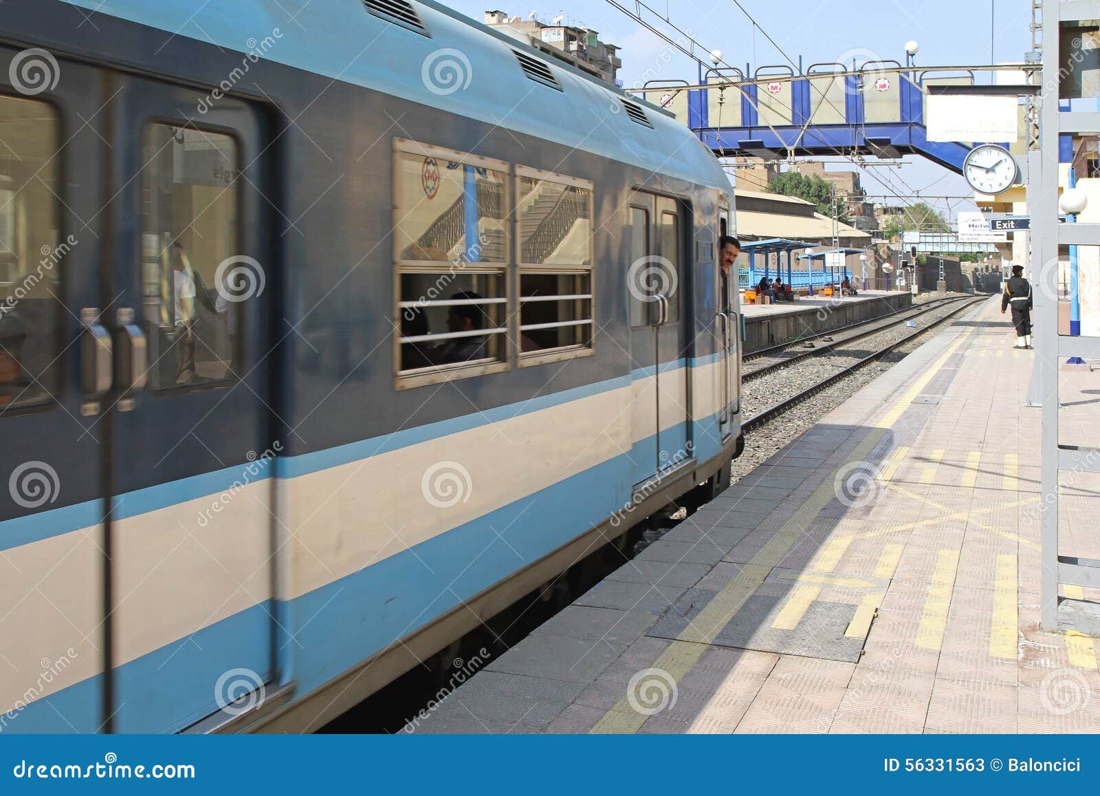 Metro Train Cairo editorial stock photo. Image of cairo - 56331563
