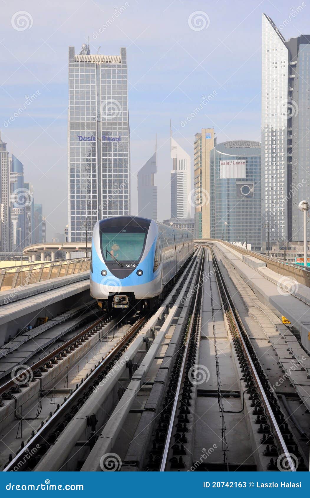 Metro LRT Train Of Kelana Jaya Line At Pasar Seni Station And ...