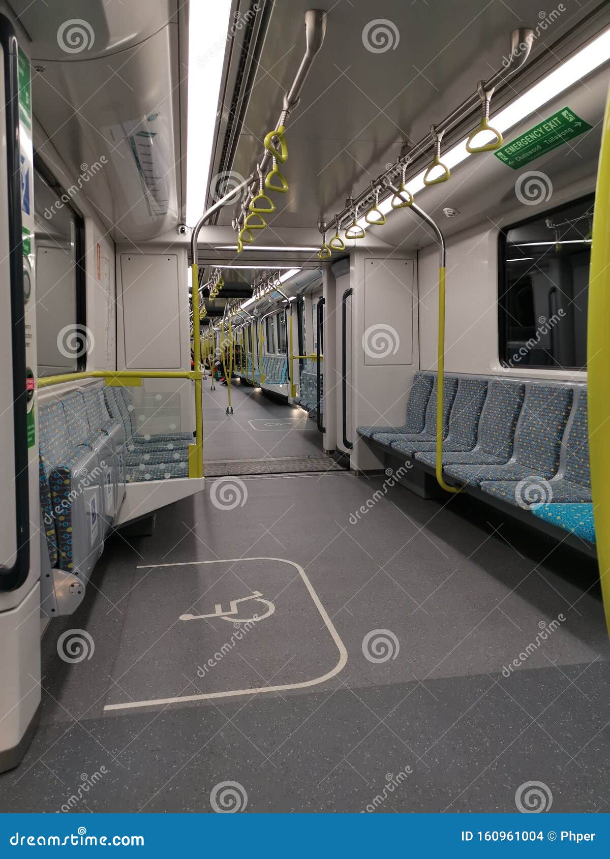 Metro Train Inside - Sydney Austrália Imagem de Stock Editorial ...