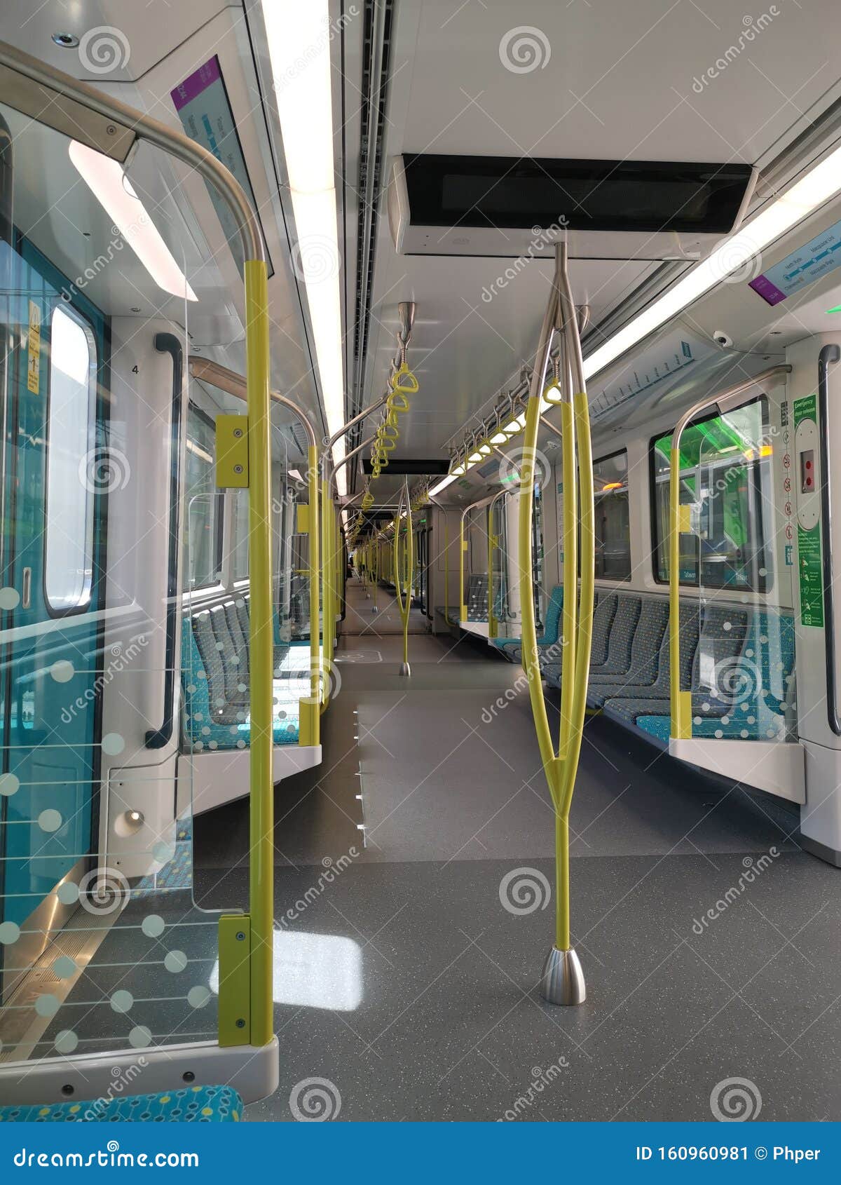 Metro Train Inside - Sydney Australia Stock Image - Image of australia ...