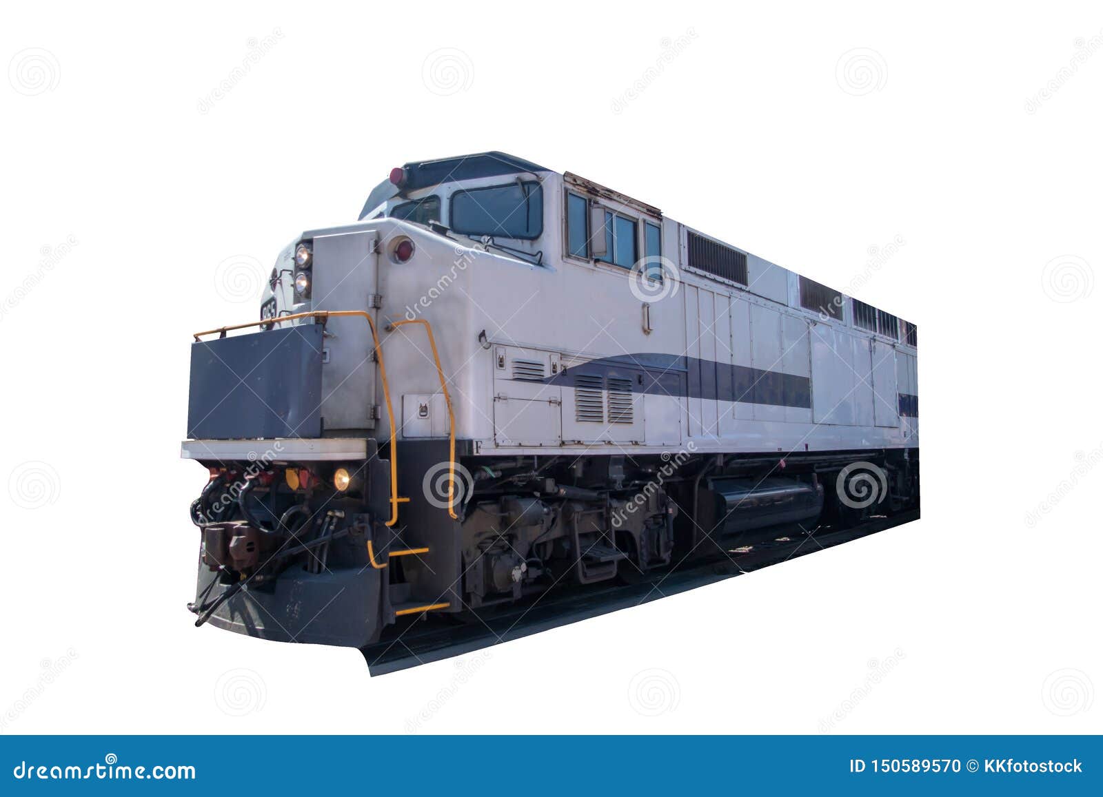 Metro Train Isolated on White Background Stock Photo - Image of ...