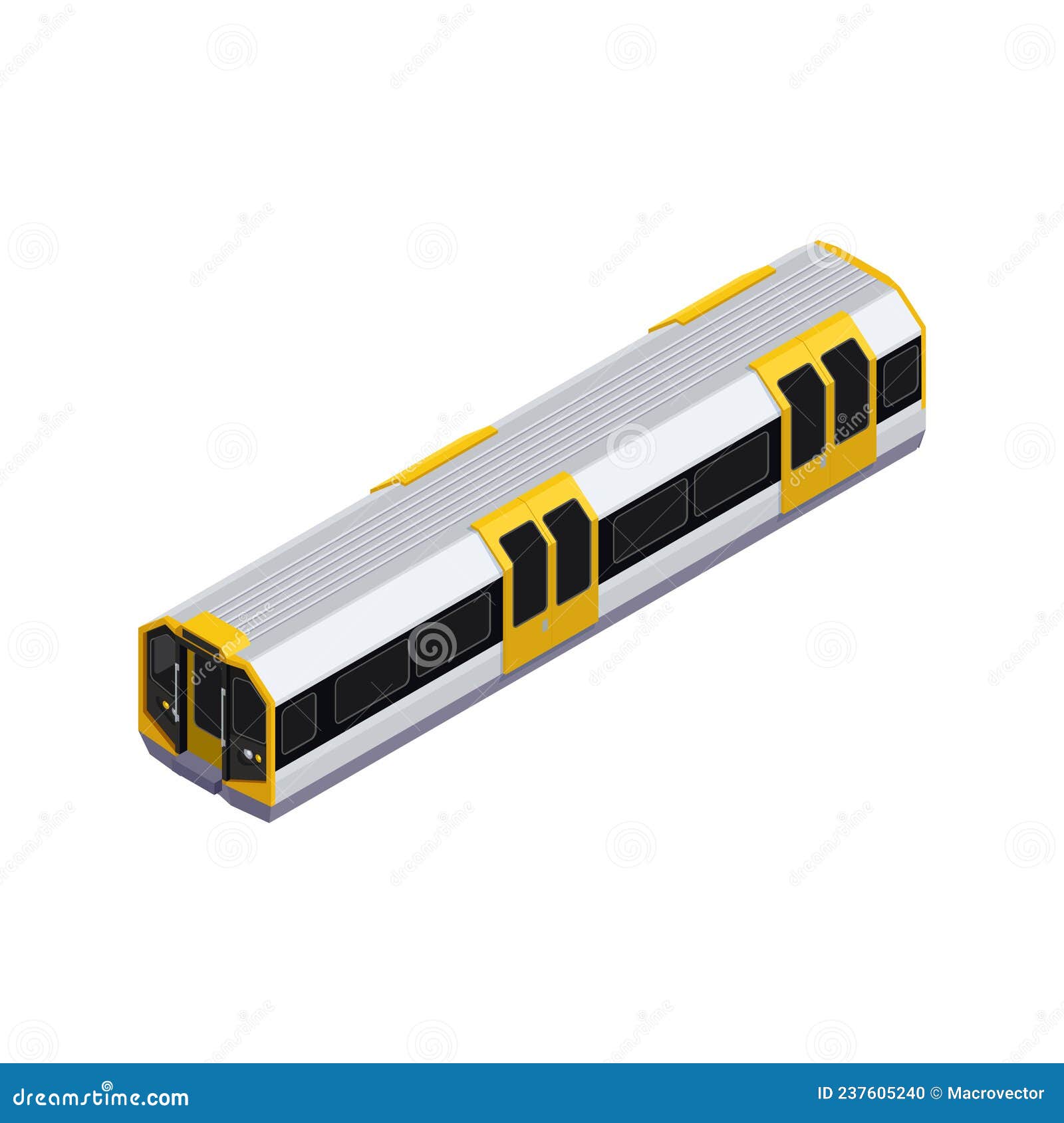 Metro Train Isometric Composition Stock Vector - Illustration of subway, fast: 237605240