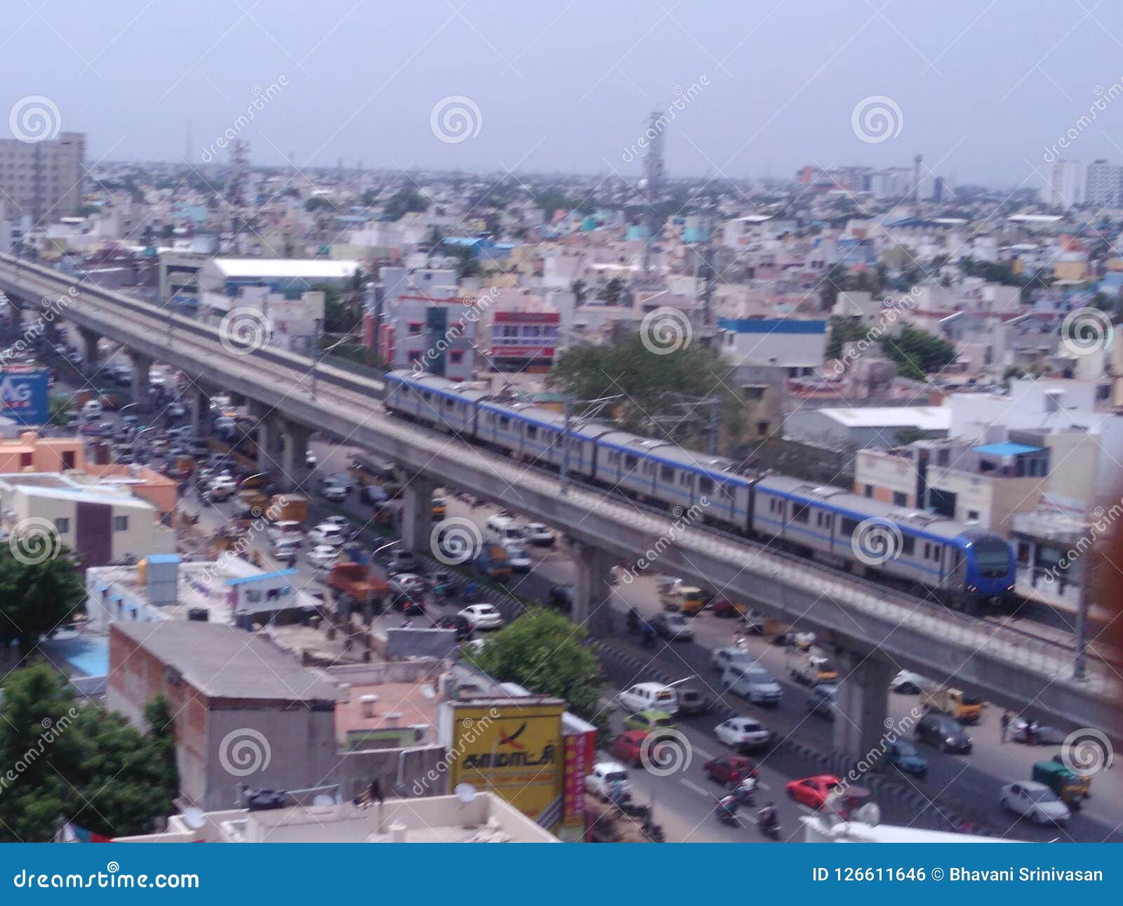 Metro train stock photo. Image of metro, train, metrocity - 126611646