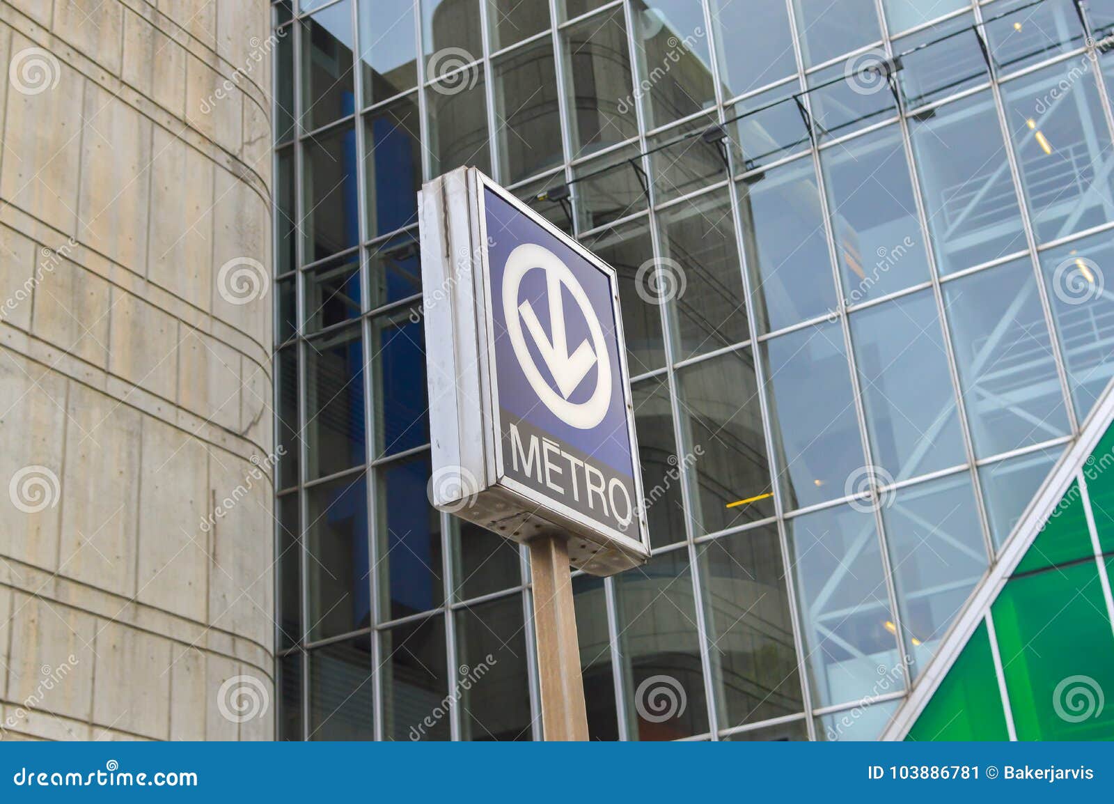 Metro Transit Sign in Montreal Downtown Chinatown Editorial Photo ...