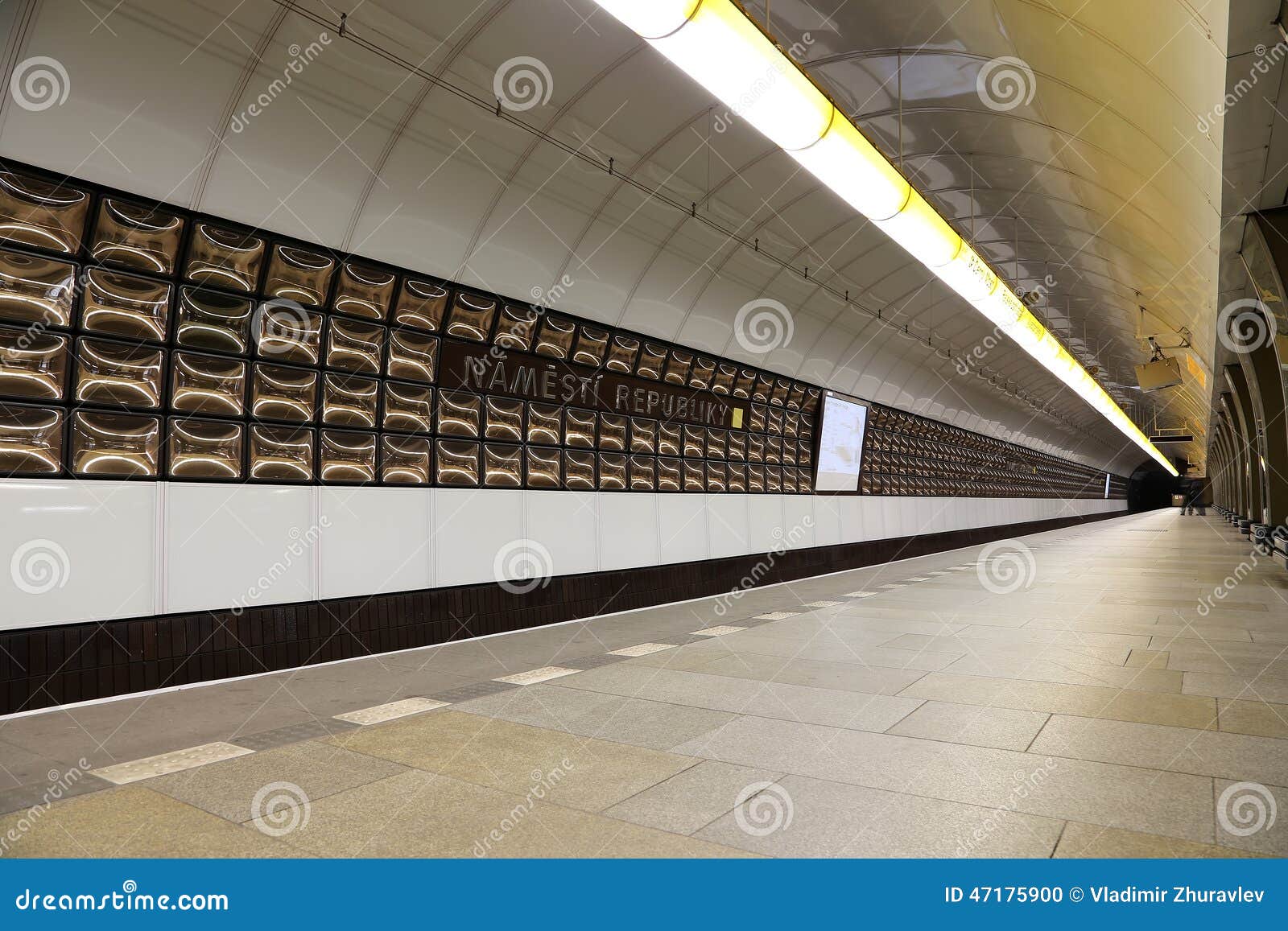 Metro Underground Station, Prague, Czech Republic Stock Photo - Image ...