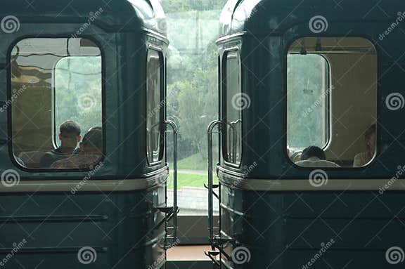 Metro wagons stock image. Image of railway, destination - 204363