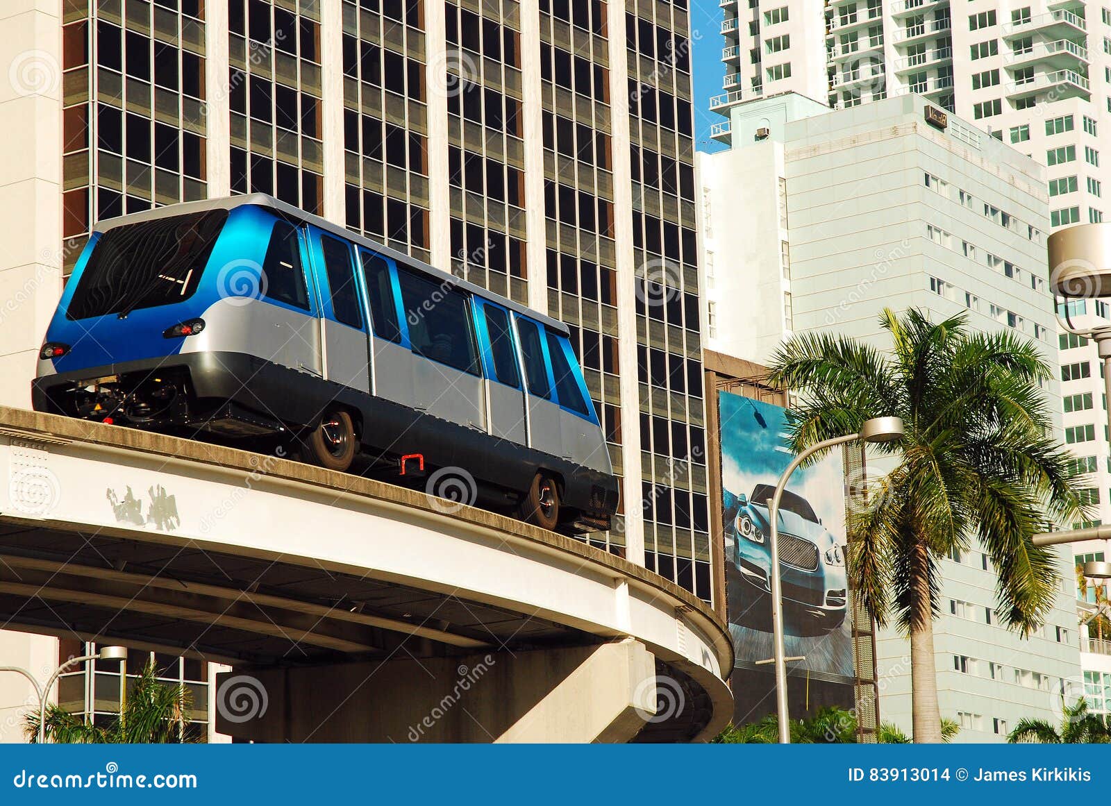 The Metromover editorial stock image. Image of dade, america - 83913014