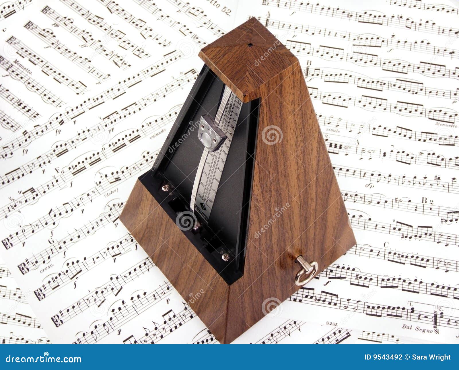 Metronome stock photo. Image of notes, sheet, traditional - 9543492