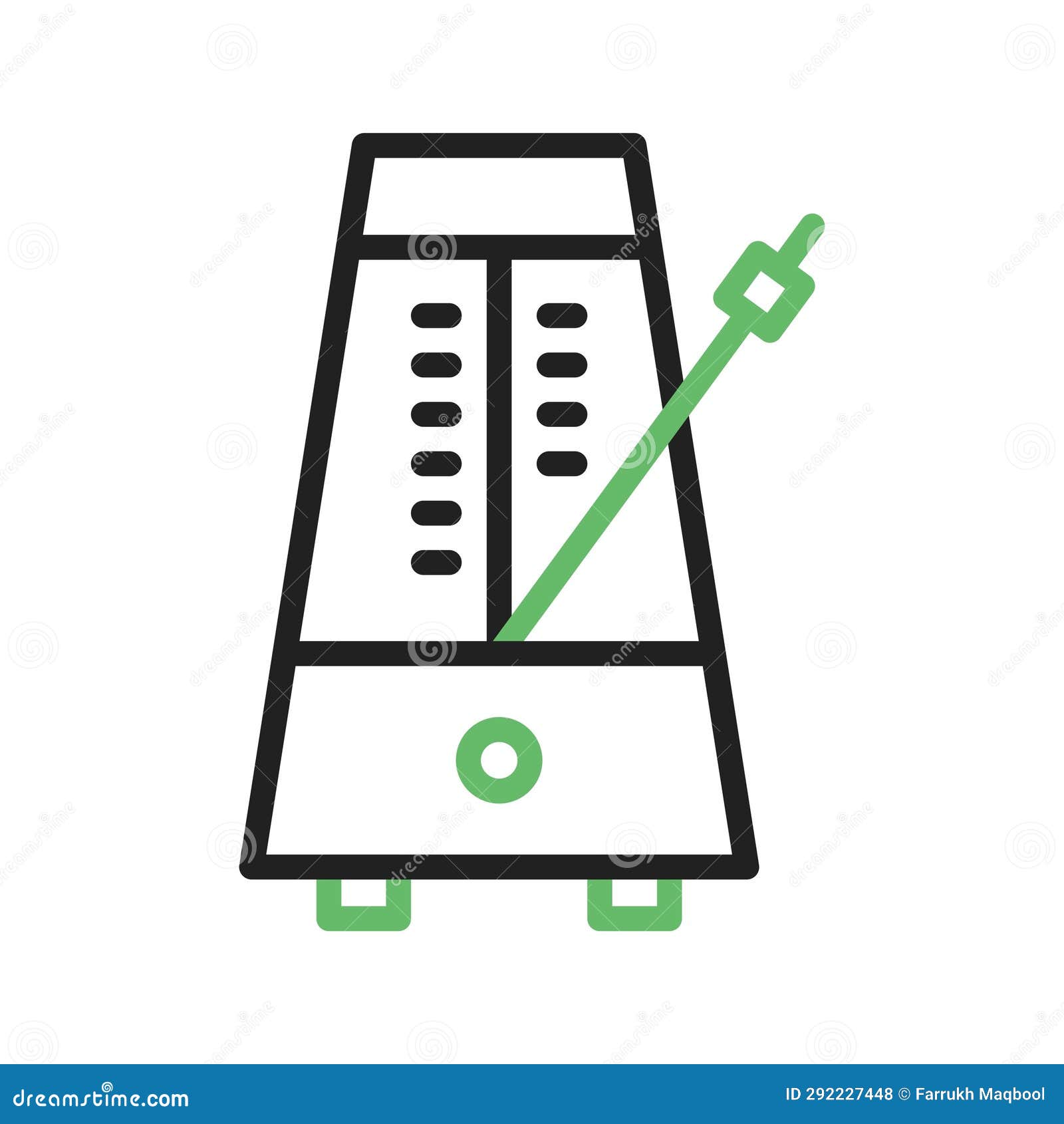 Metronome Icon Vector Image. Stock Vector - Illustration of rhythm ...
