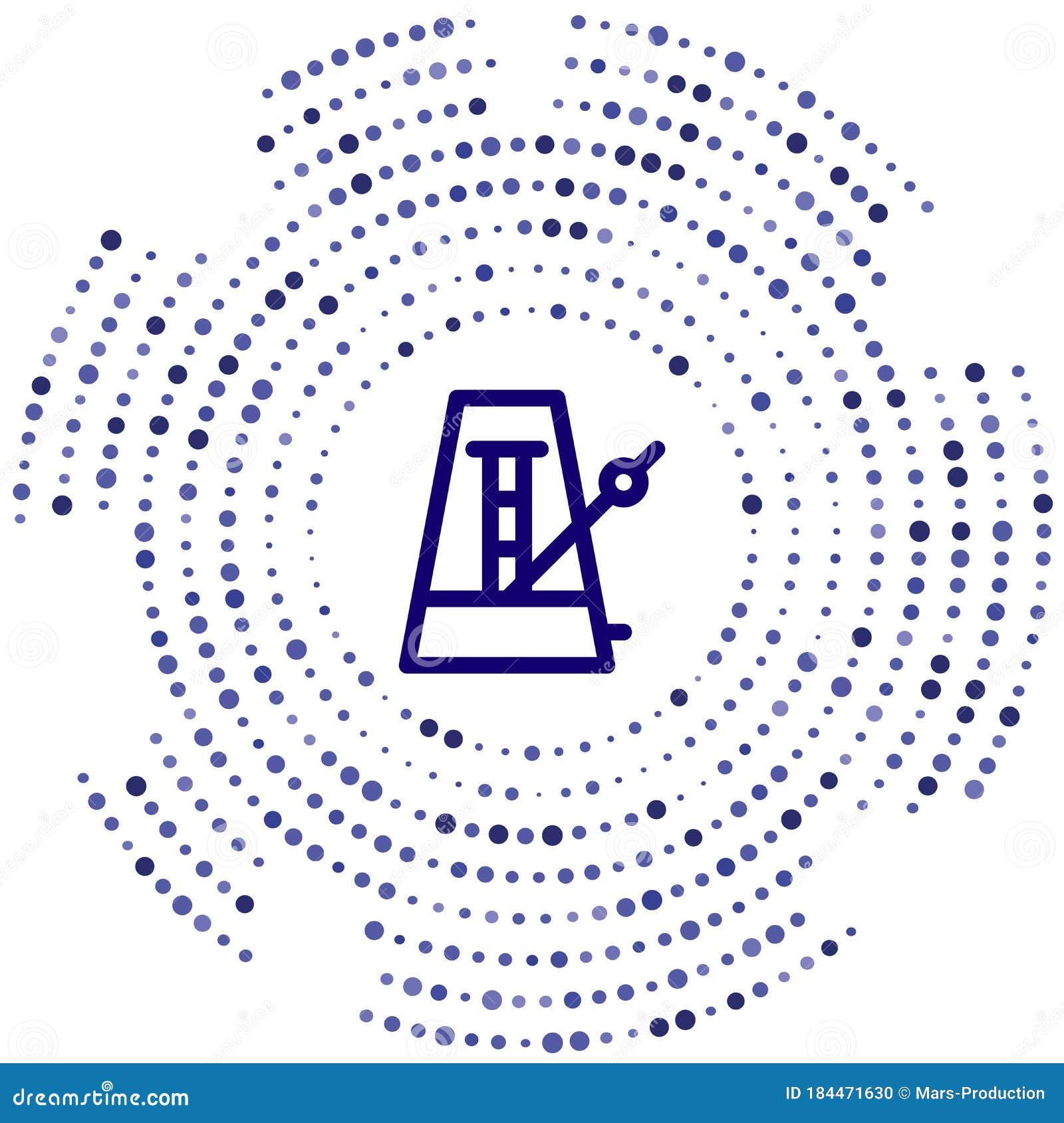 Metronome Vector Icon. Metronome Editable Stroke. Metronome Linear ...