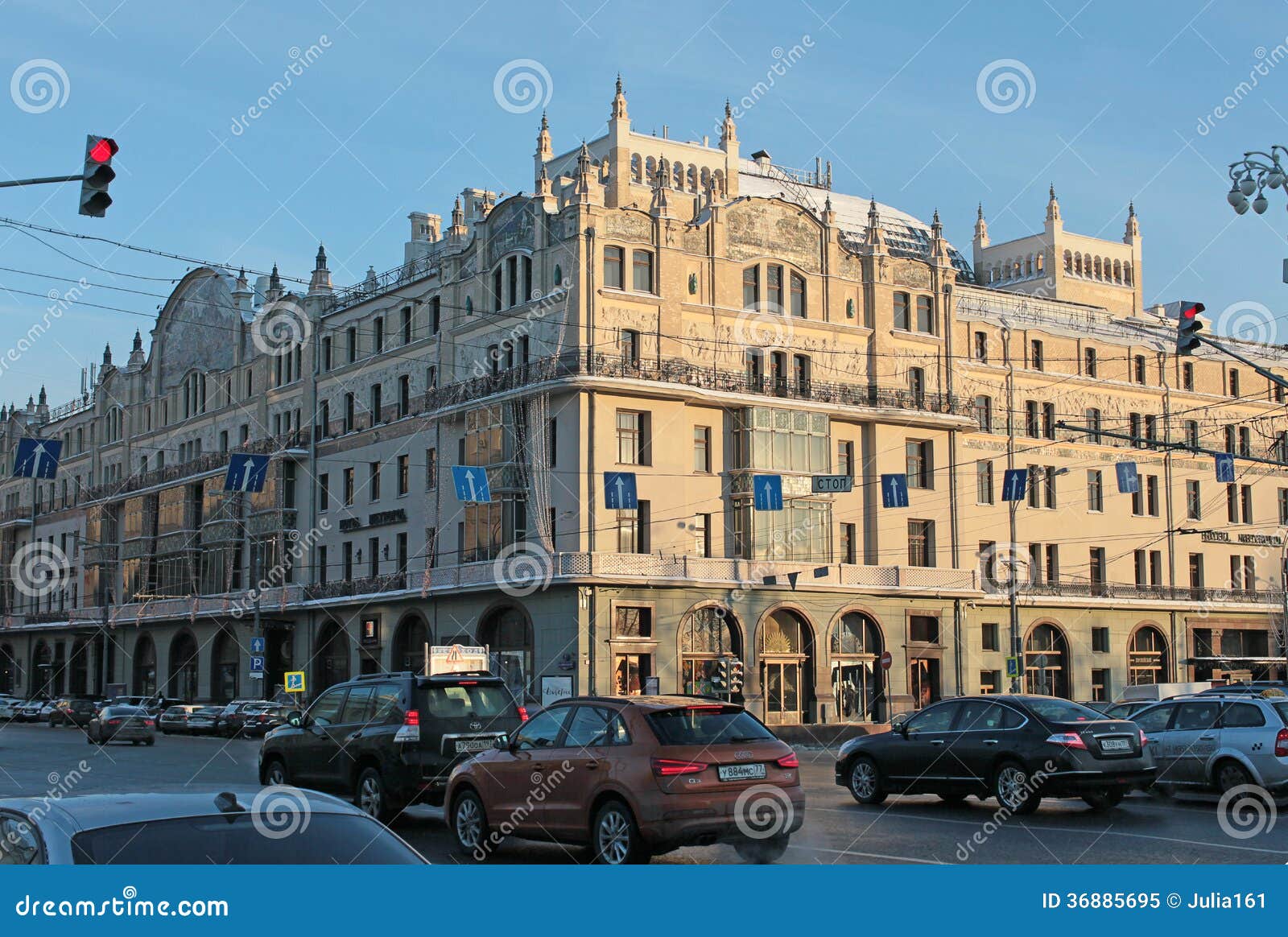 Metropol hotel, Moscow editorial image. Image of travel - 36885695
