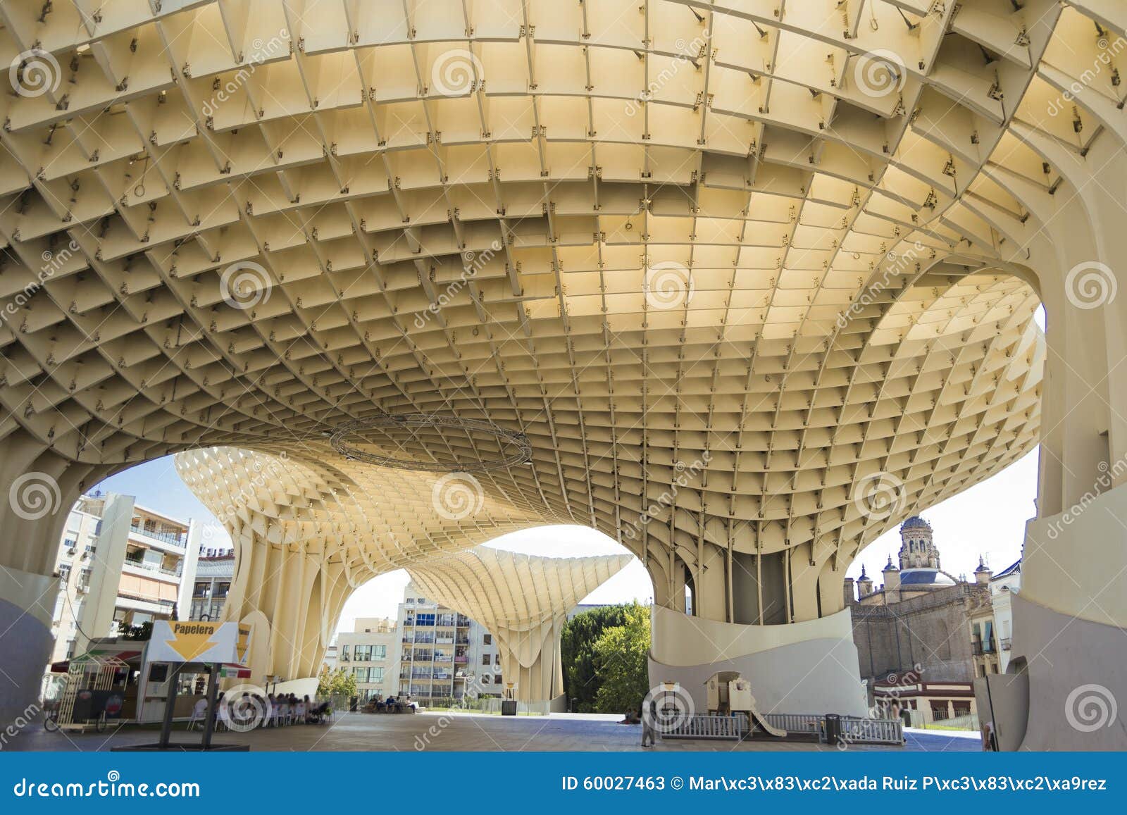 Metropol Parasol in Seville Editorial Stock Photo - Image of parasol ...