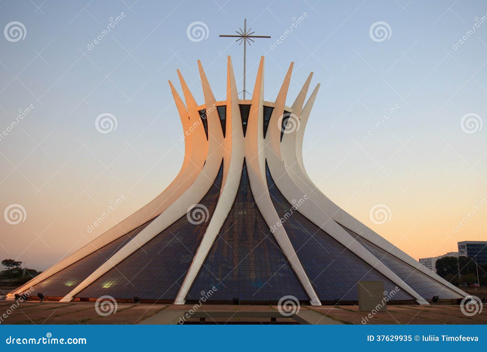 Metropolitan Cathedral in Brasilia, Brazil Editorial Image - Image of ...