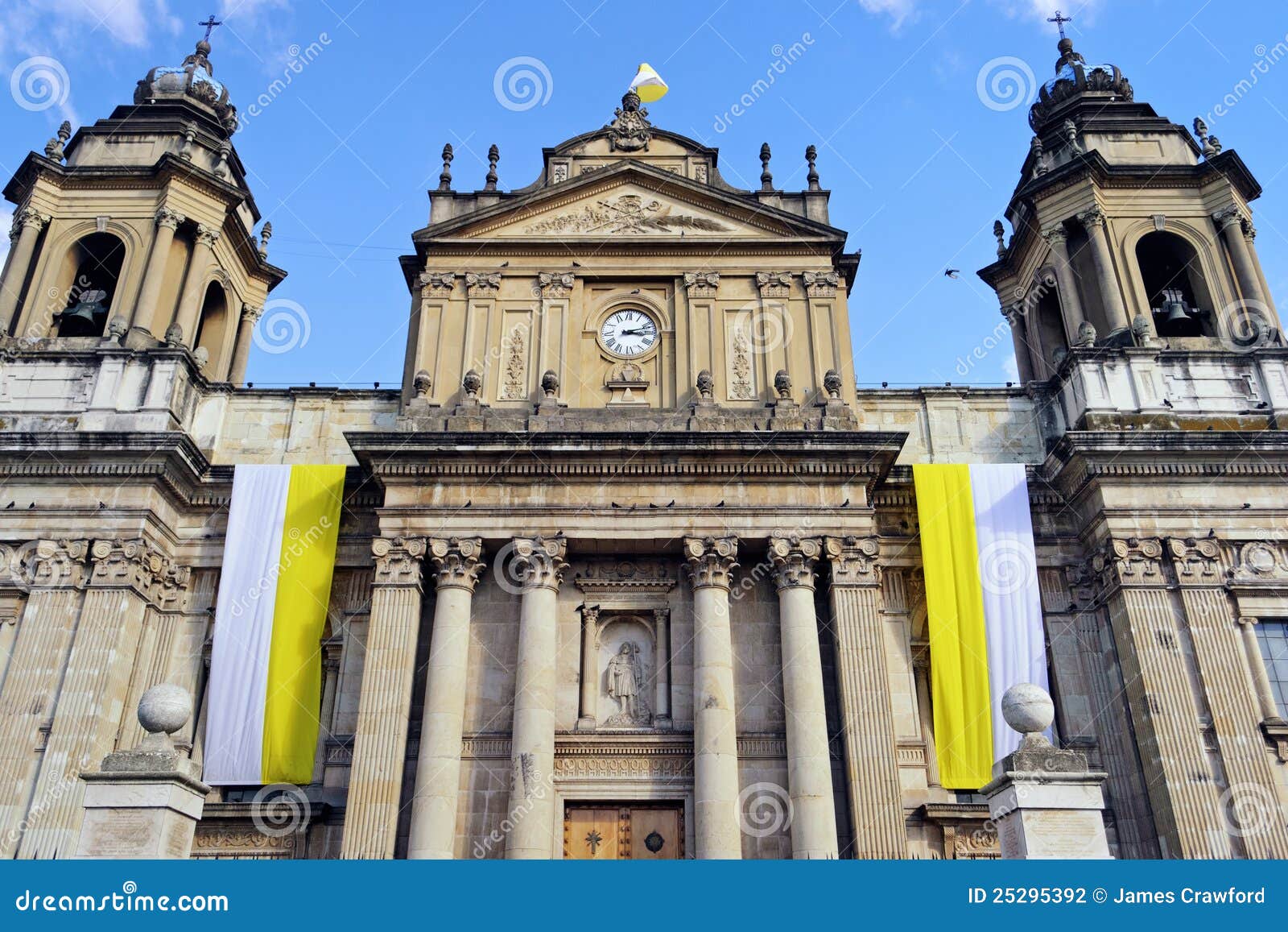 Metropolitan Cathedral in Guatemala City Stock Photo - Image of central ...