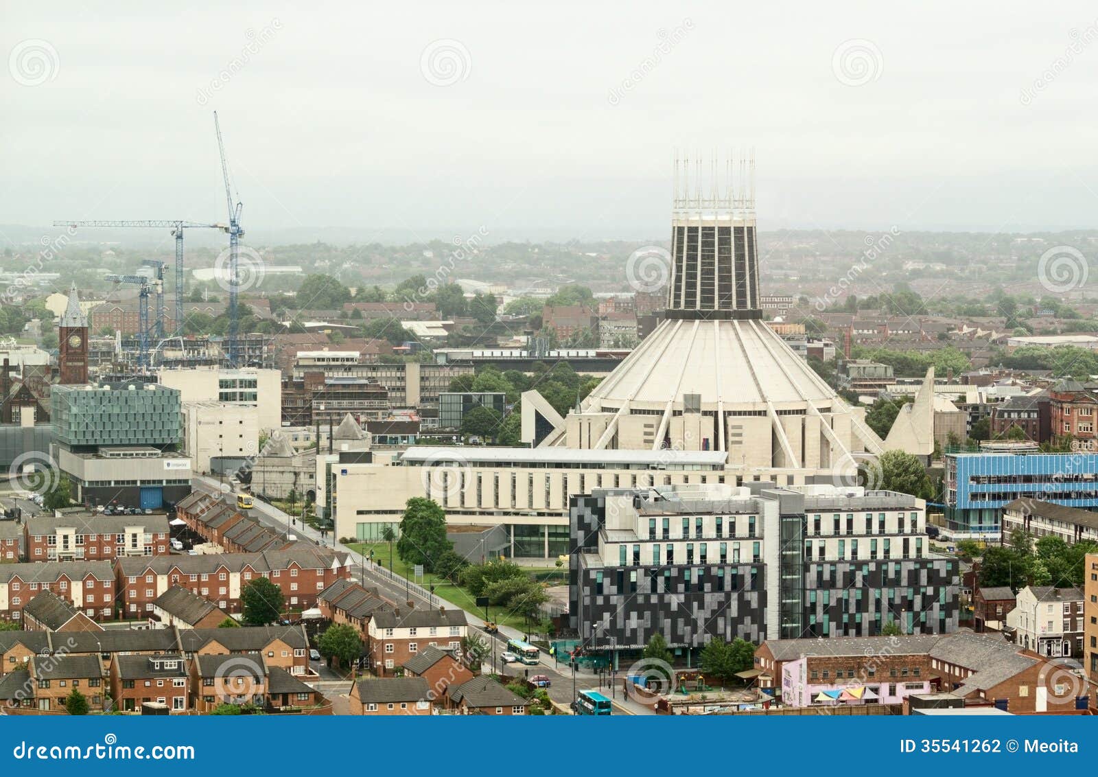 Metropolitan Cathedral in Liverpool Stock Photo - Image of ...