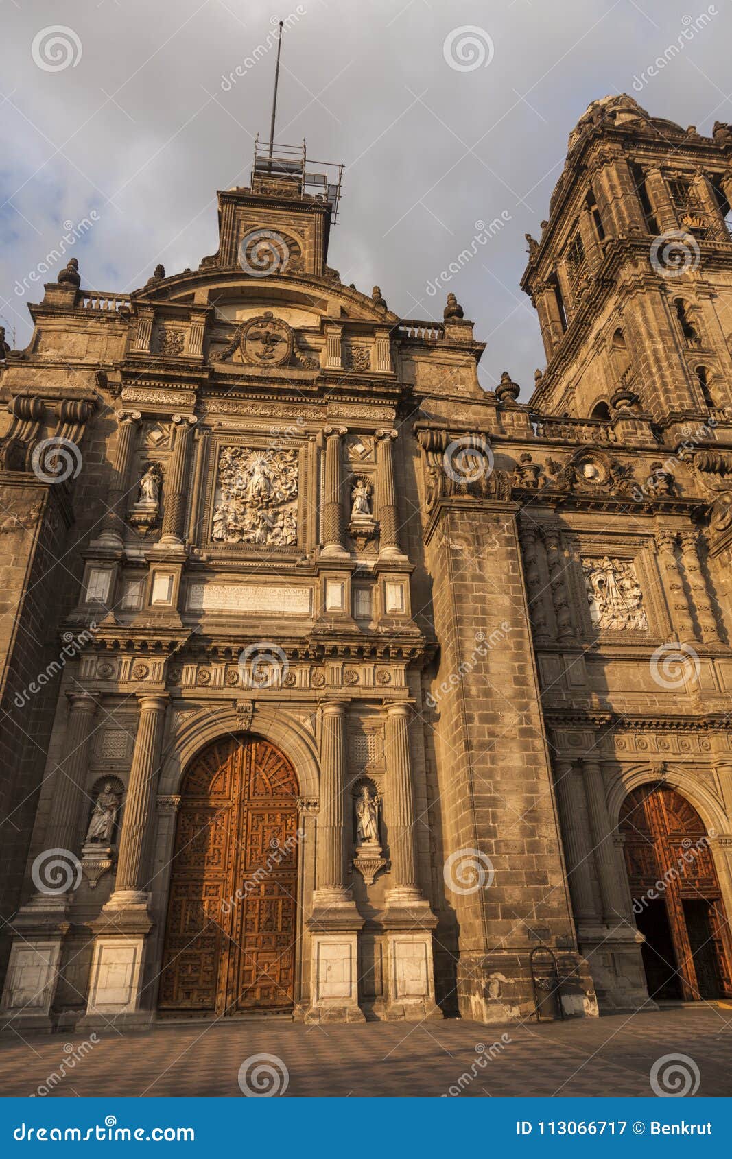 Metropolitan Cathedral in Mexico City Stock Image - Image of city ...
