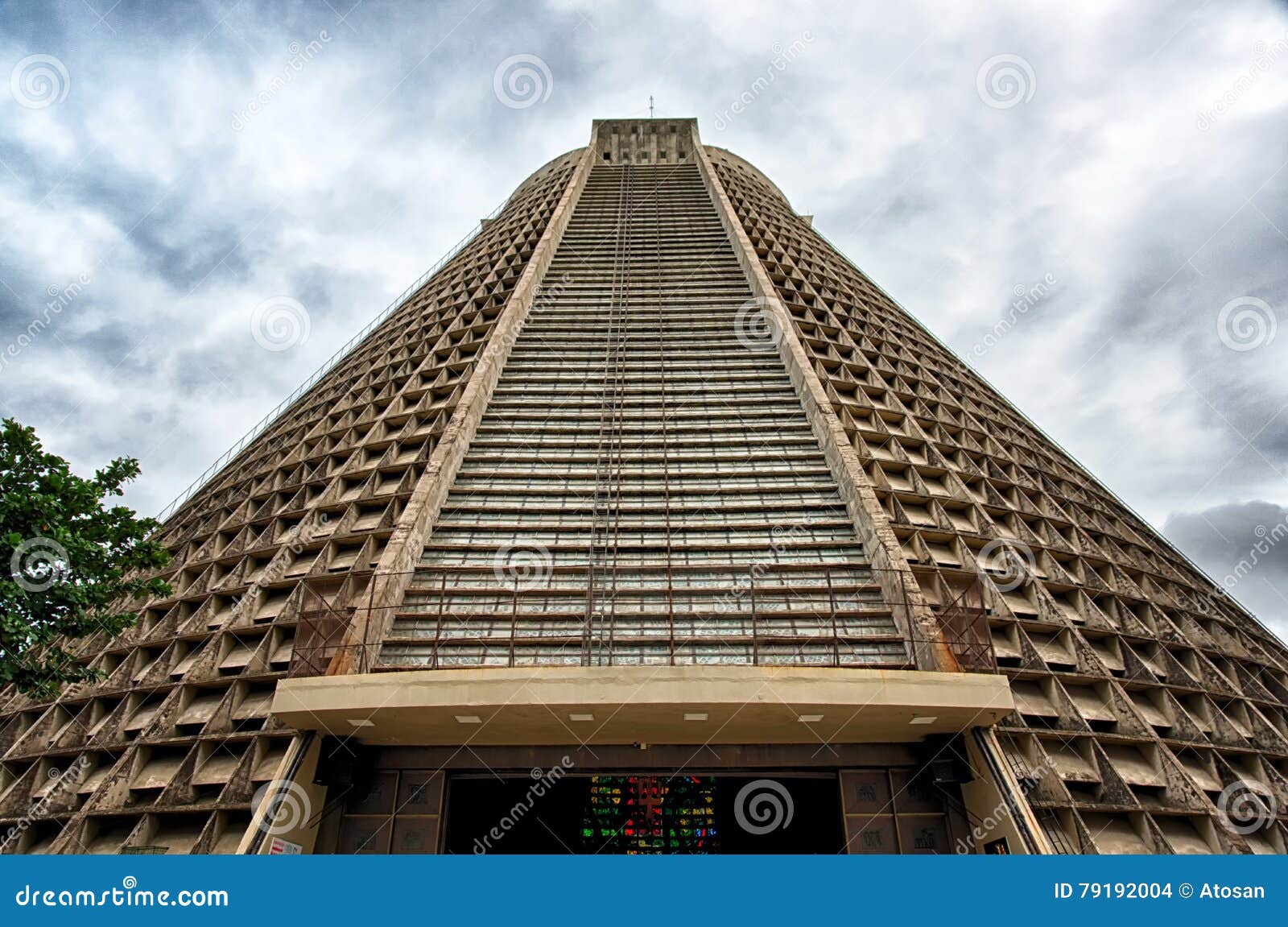 Metropolitan Cathedral of Rio De Janeiro Stock Photo - Image of janeiro ...