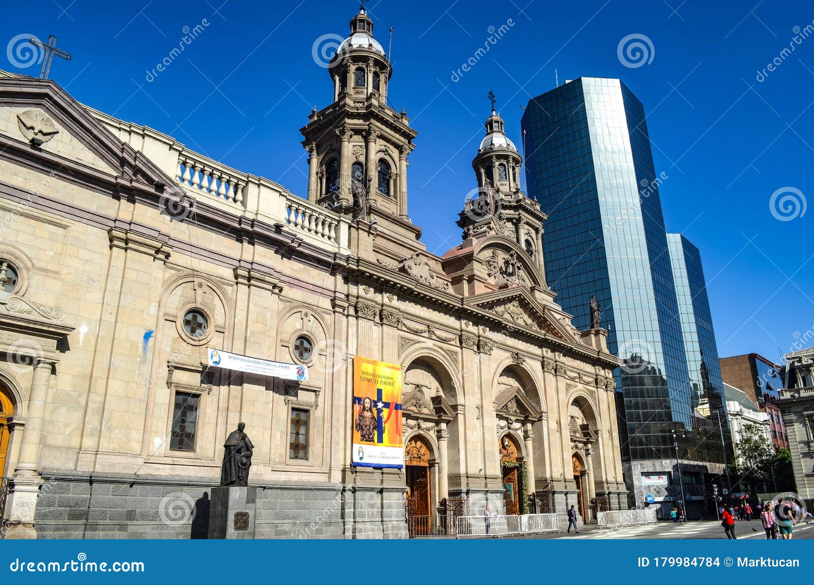 The Metropolitan Cathedral of Santiago, Chile Editorial Stock Image ...