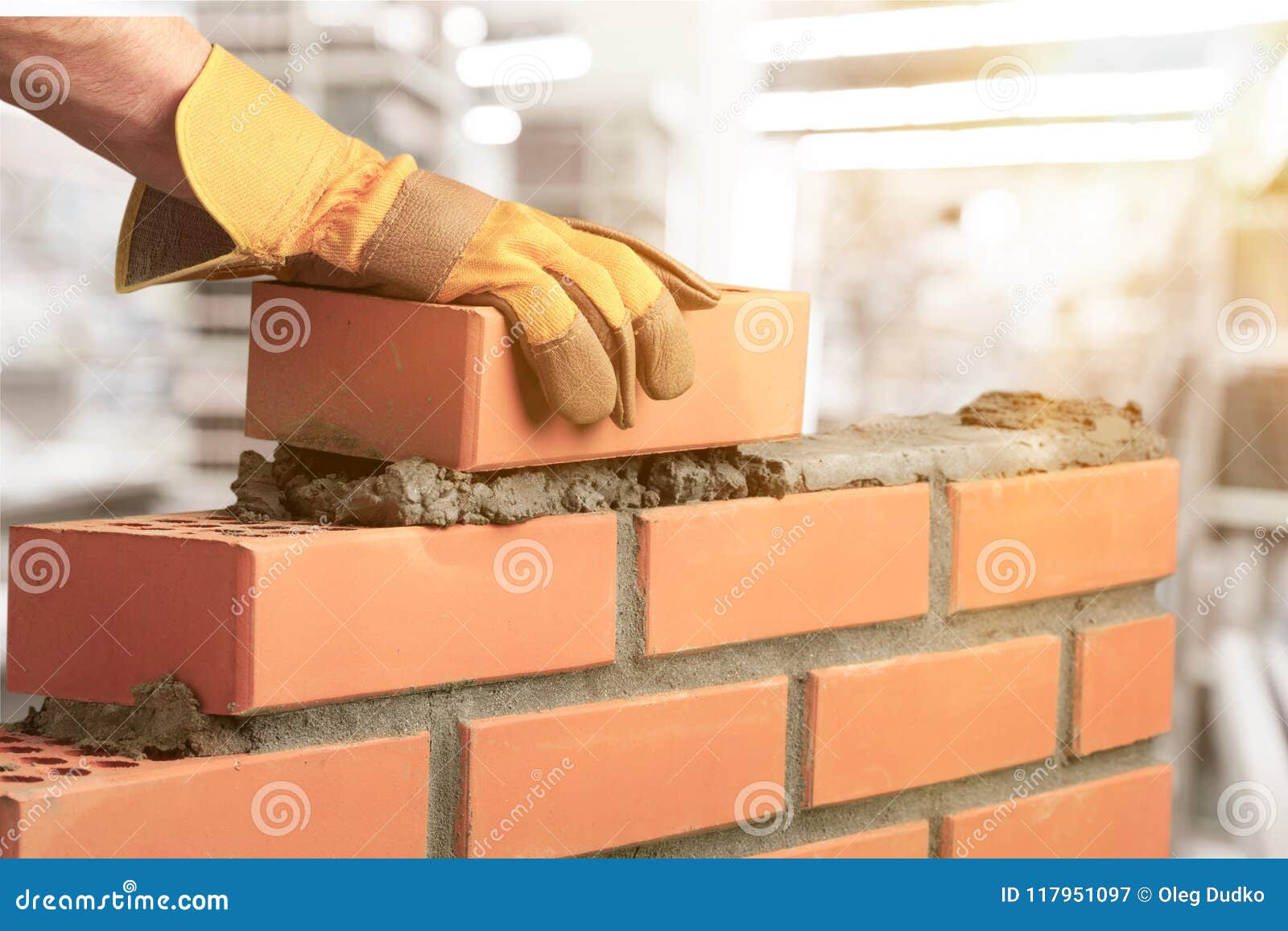 Metselaar stock afbeelding. Image of industrieel, vakman - 117951097