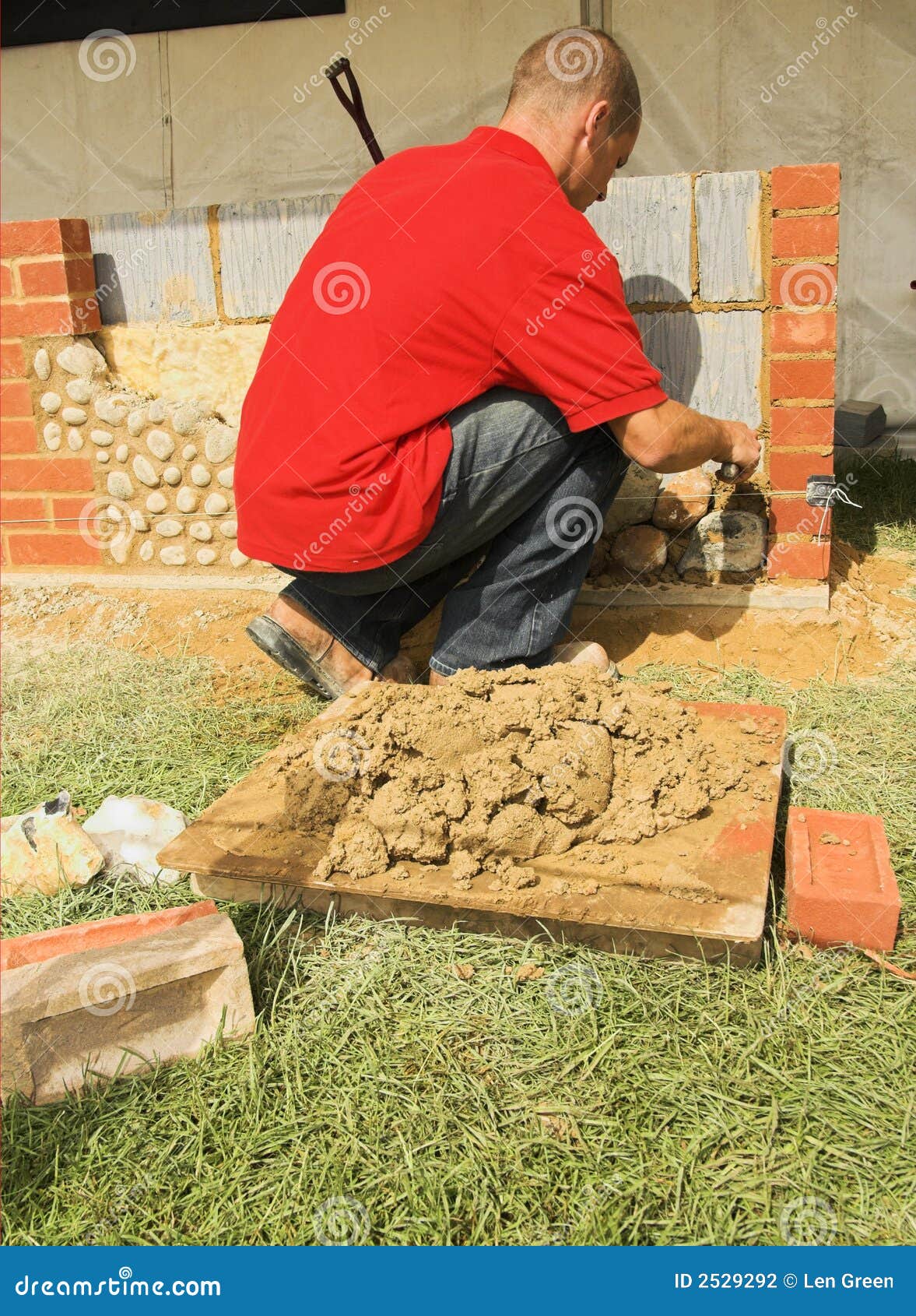 Metselaar stock foto. Image of zaken, stapels, opgestapeld - 2529292