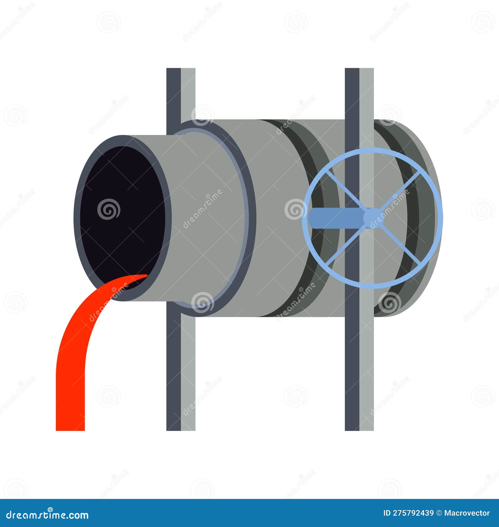 Mettalurgy Flat Icon stock illustration. Illustration of industry ...