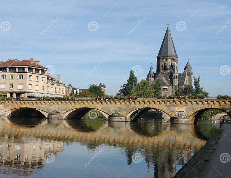 Metz Cityscape stock image. Image of france, arches, french - 1441499