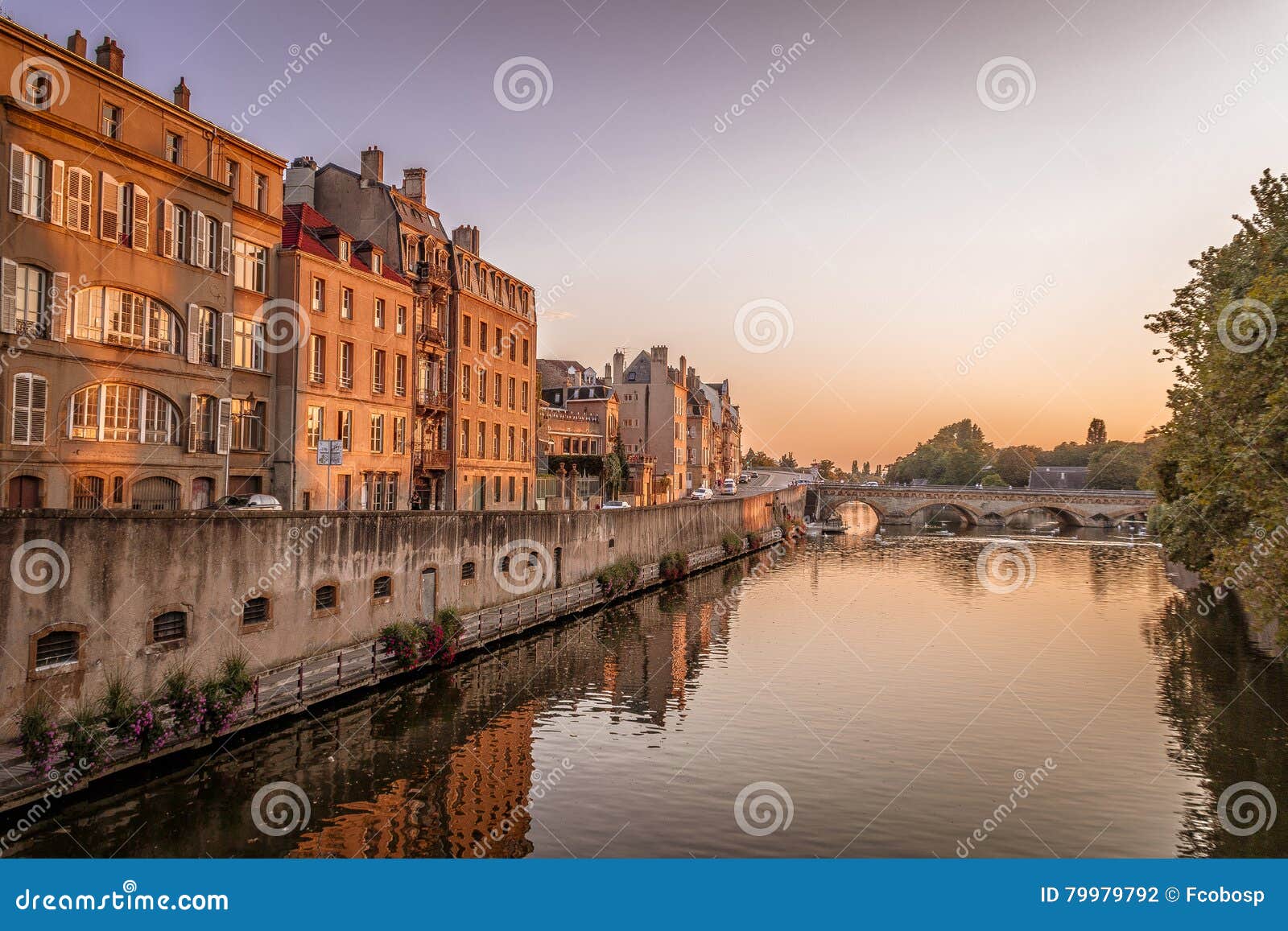 Metz, Francia fotografia stock. Immagine di regione, fiumi - 79979792