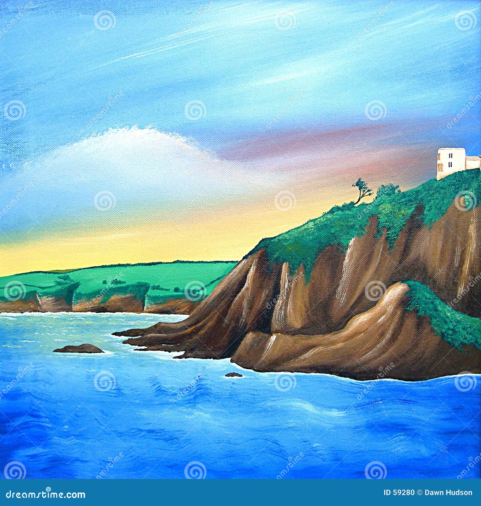 Coastal Erosion Vector Illustration. Labeled Loss Or Displacement Of ...