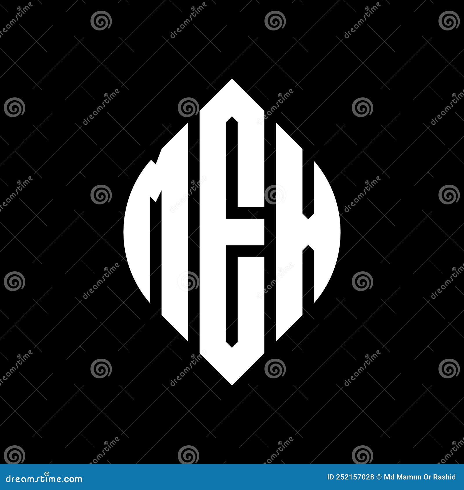 MEX Circle Letter Logo Design with Circle and Ellipse Shape. MEX ...