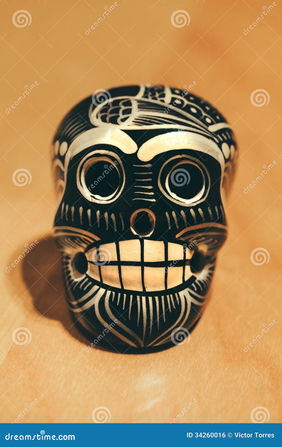 Mexicaanse Schedel stock foto. Image of herinnering, been - 34260016