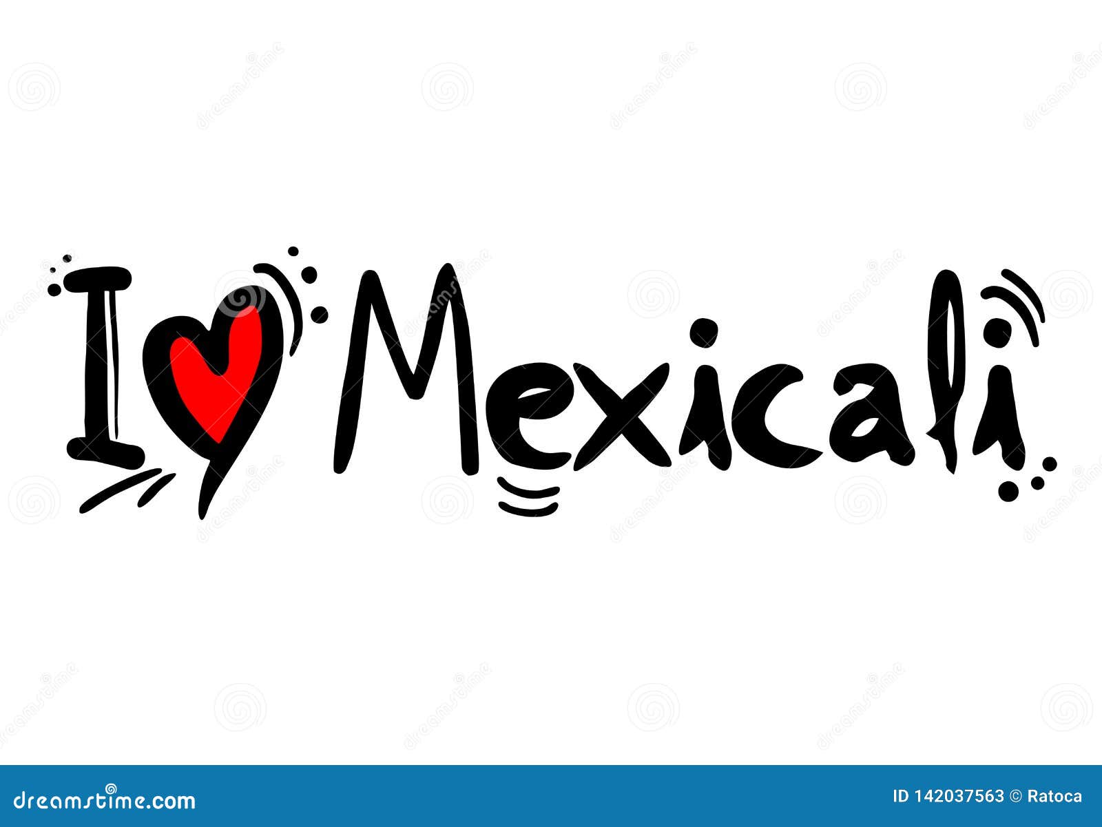 Mexicali, mexican city stock vector. Illustration of region - 142037563