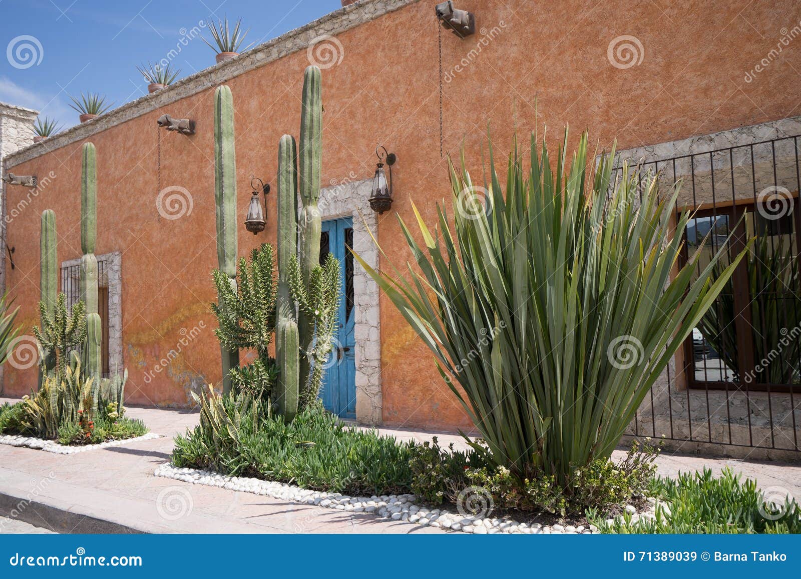 Mexican Architectural Details Stock Image - Image of queretaro, desert ...