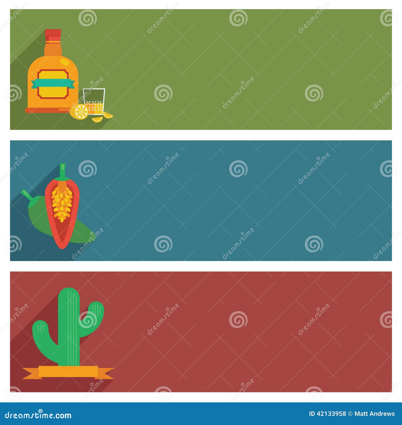 Mexican banners stock vector. Illustration of copy, blue - 42133958