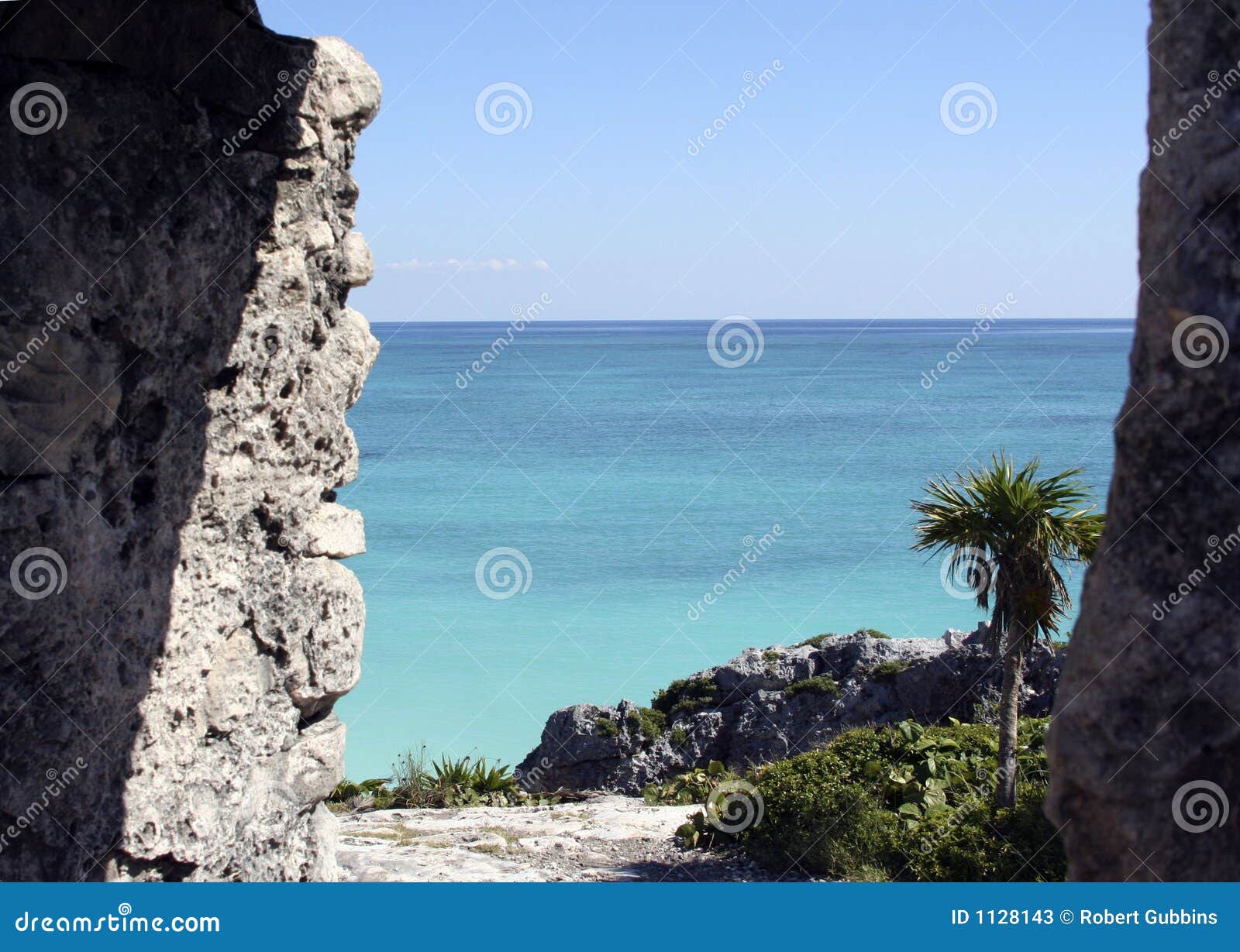 Mexican beach stock image. Image of carribean, caribbean - 1128143