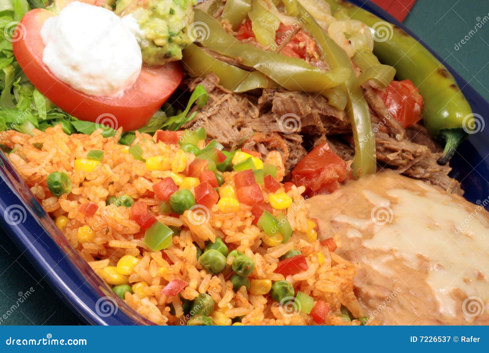 Mexican beef plate stock image. Image of restaurant, sour - 7226537