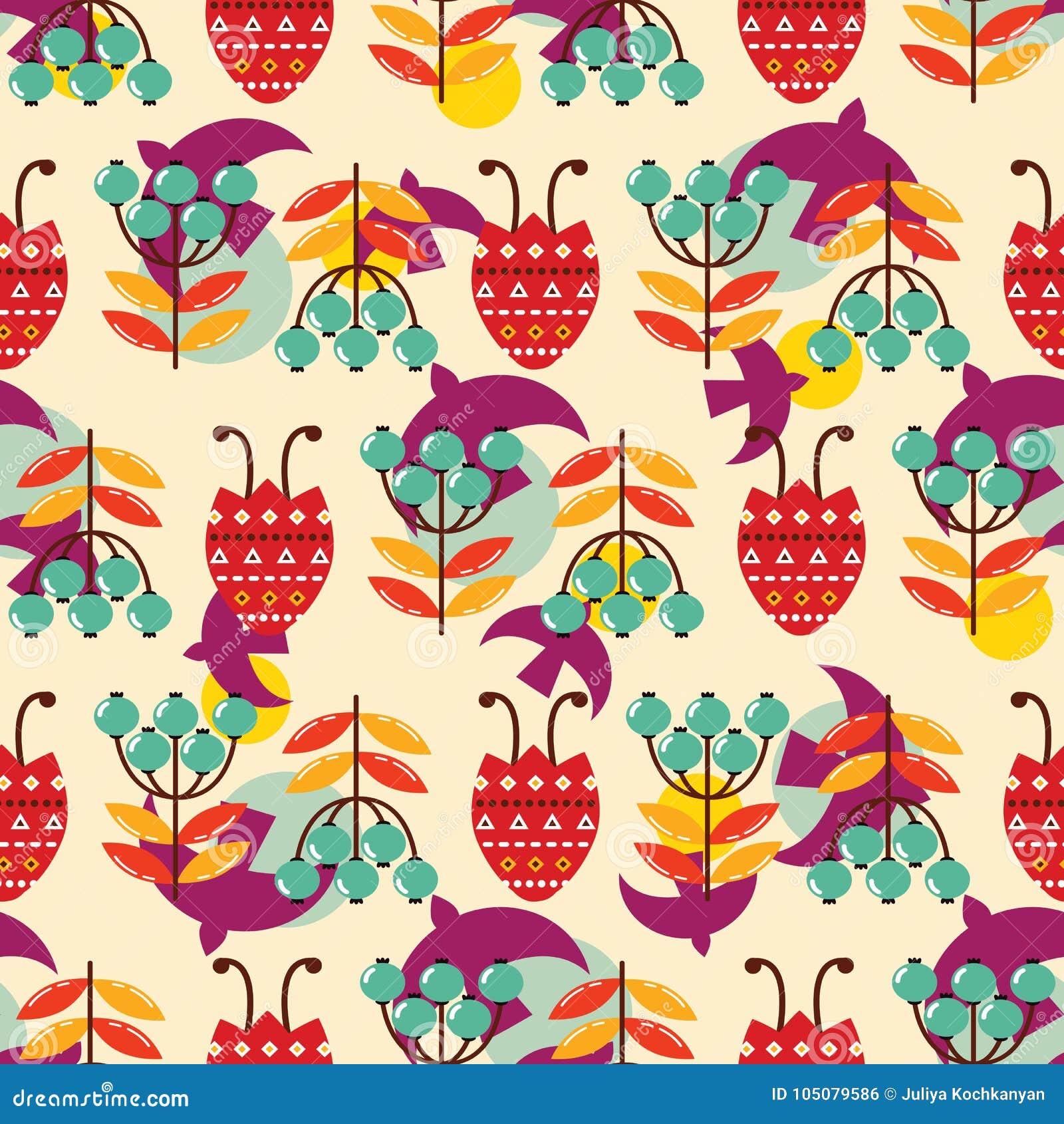 Mexican bright pattern stock vector. Illustration of native - 105079586