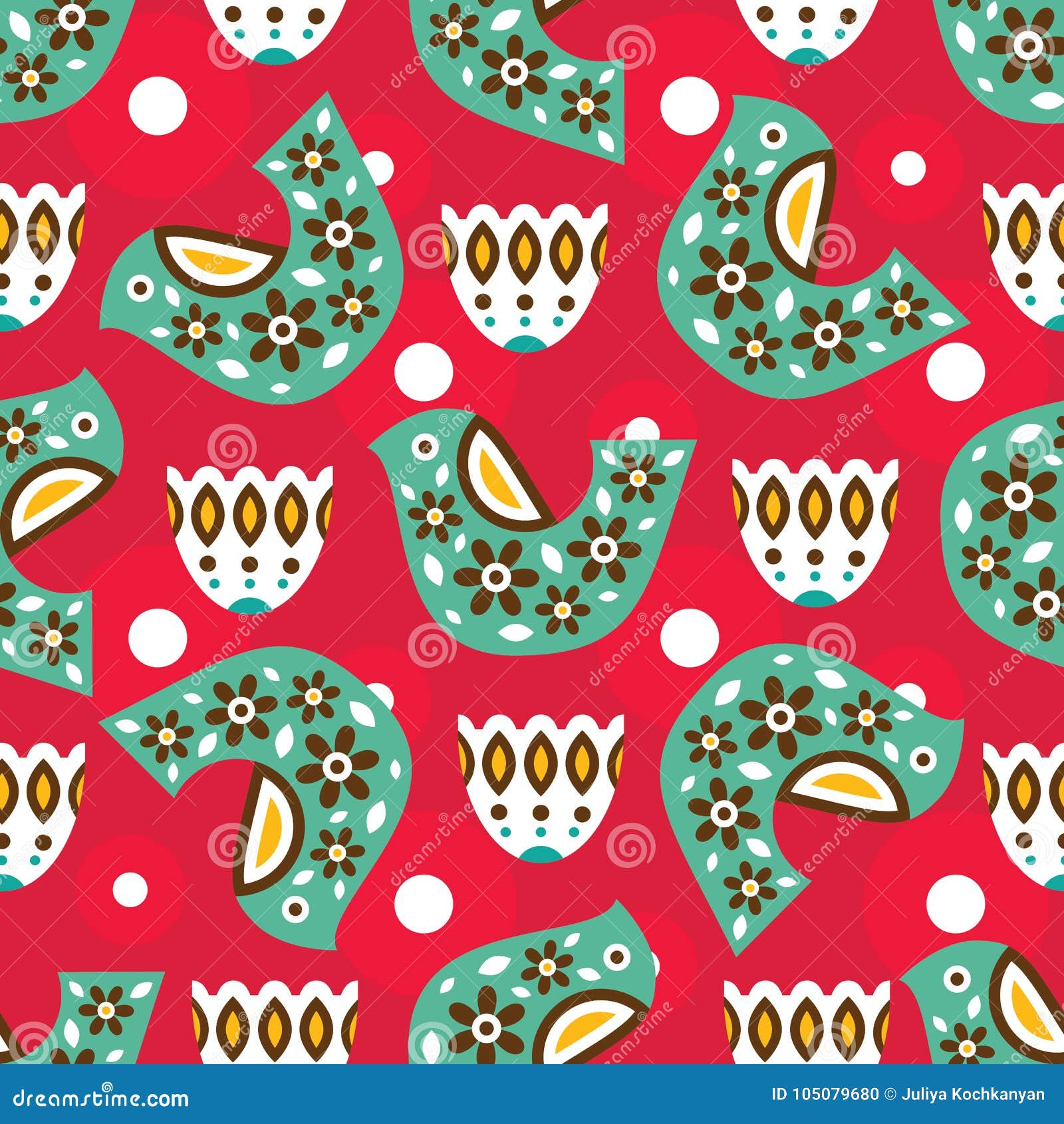 Mexican bright pattern stock vector. Illustration of fiesta - 105079680