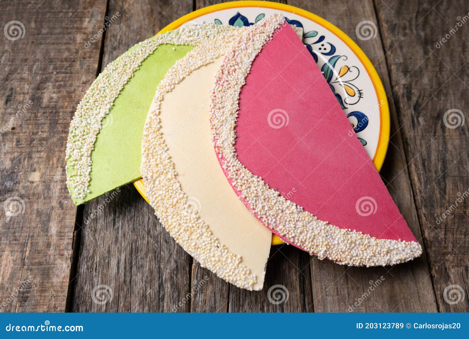 Mexican Candy Also Called Obleas Stock Image - Image of flavor, oblea ...