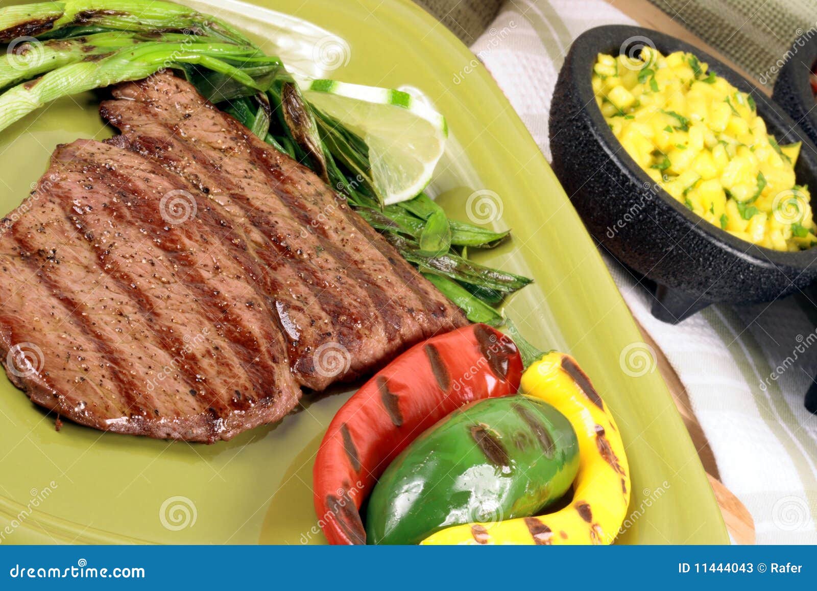 Mexican carne asada plate stock image. Image of dinner - 11444043